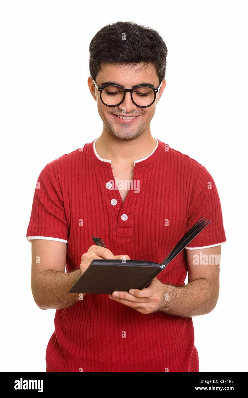 Man diary writing hi-res stock photography and images - Alamy
