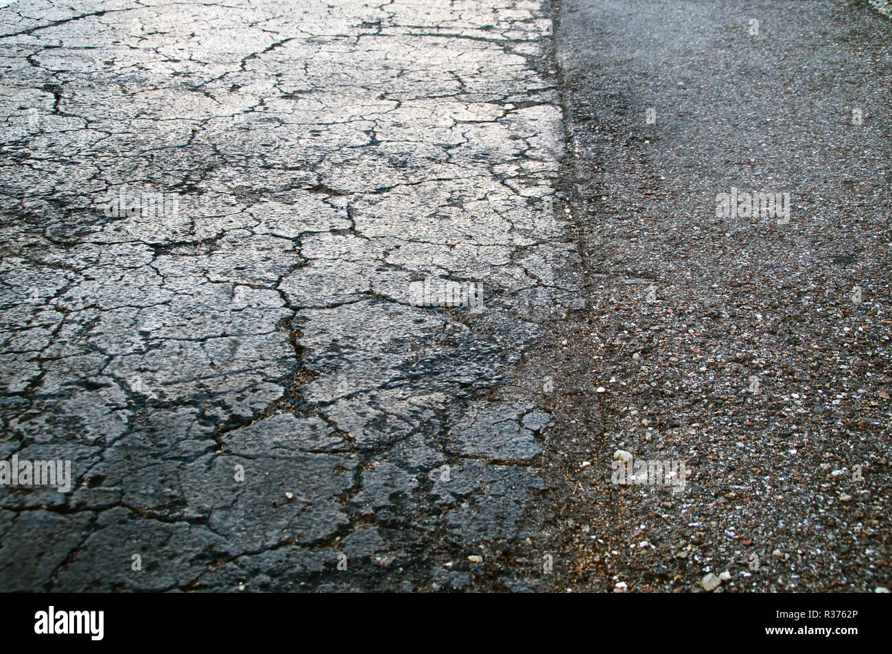 Cracked blacktop hi-res stock photography and images - Alamy