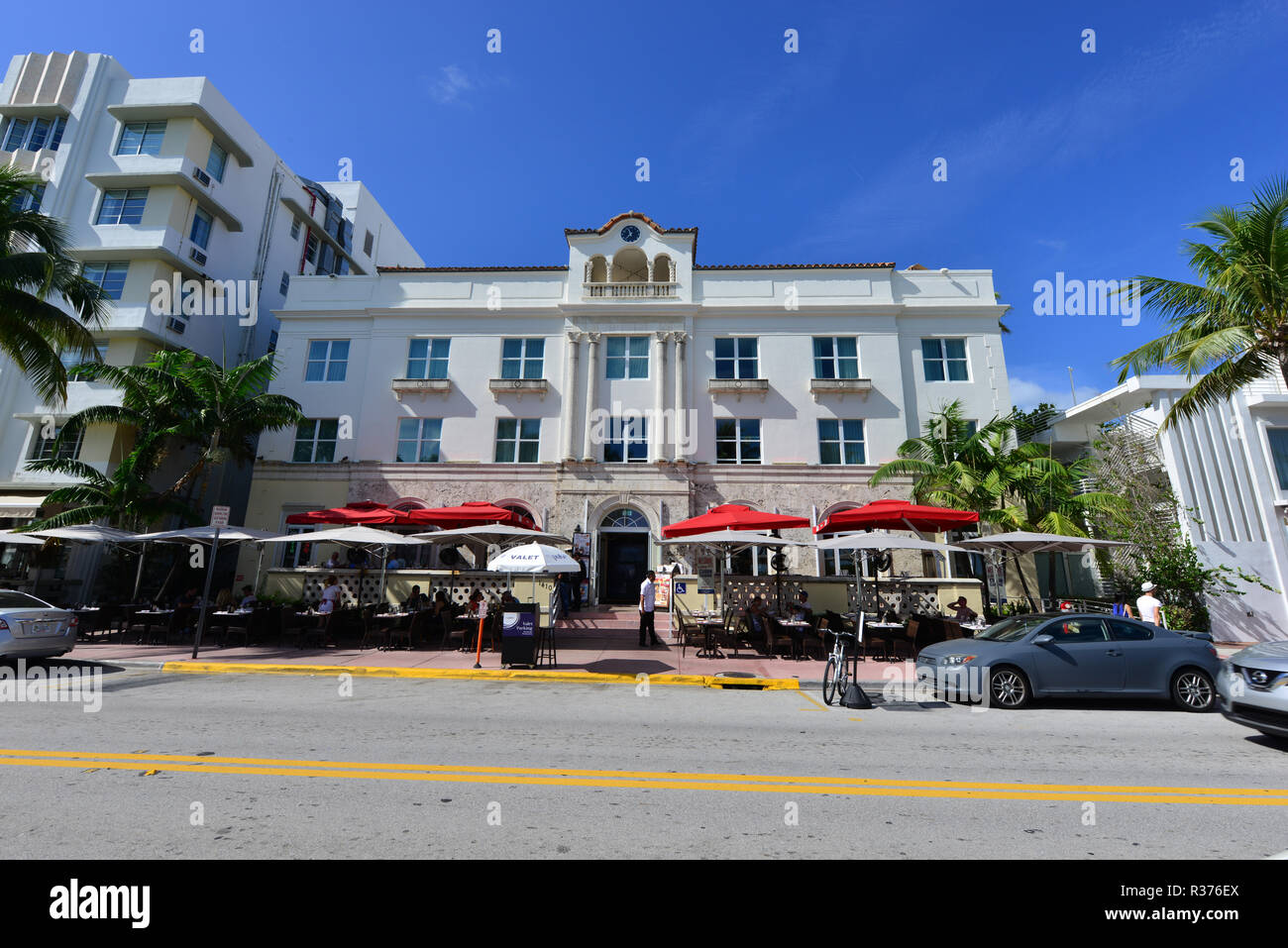 Ocean boulevard in Miami Stock Photo - Alamy