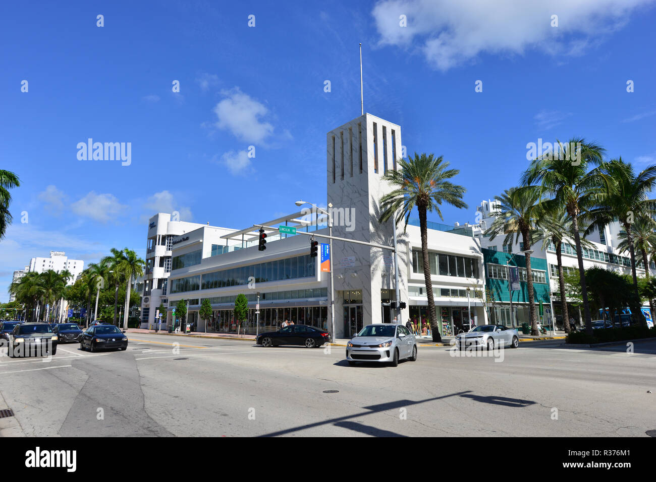 Ocean boulevard in Miami Stock Photo - Alamy