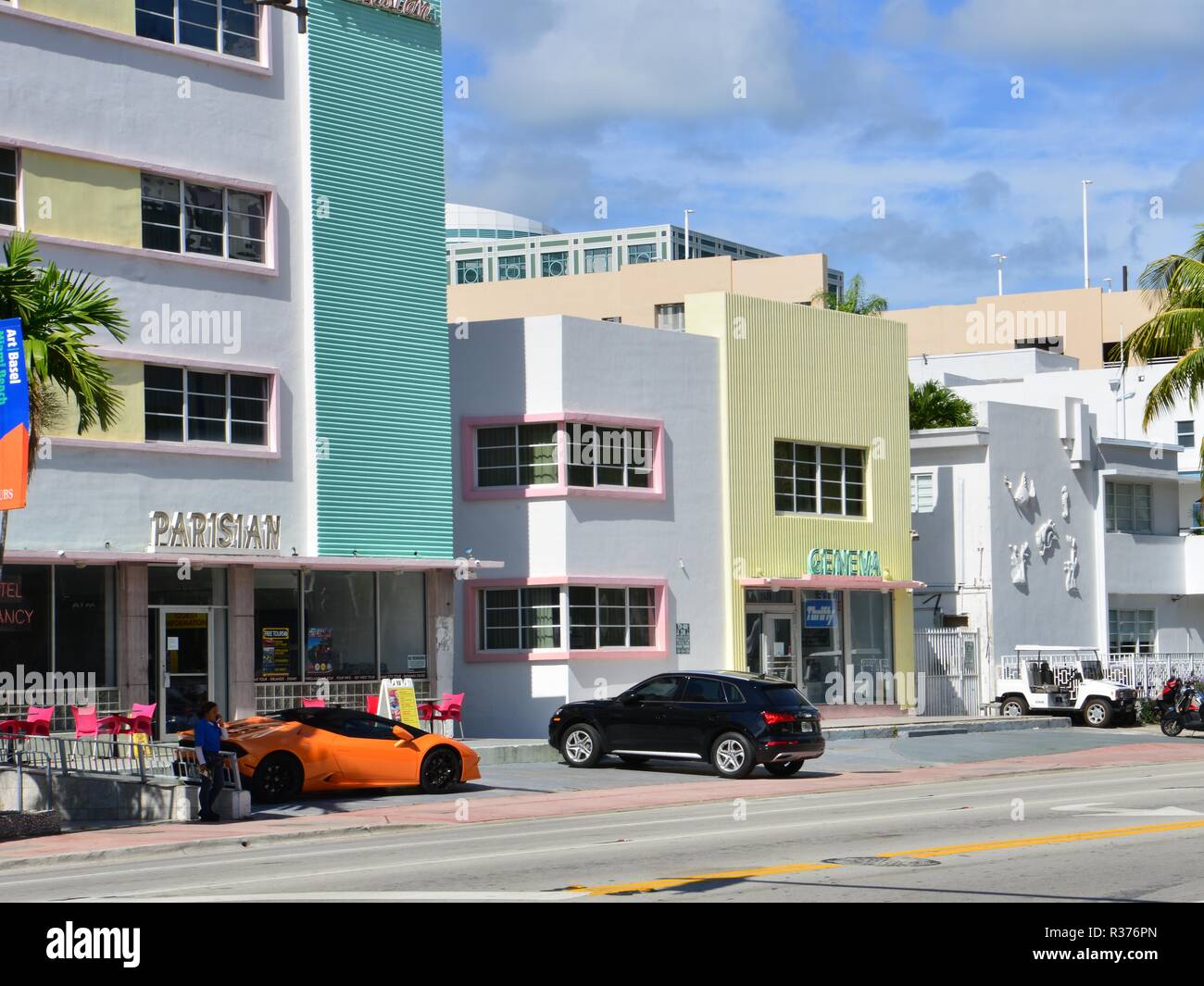 Ocean boulevard in Miami Stock Photo - Alamy