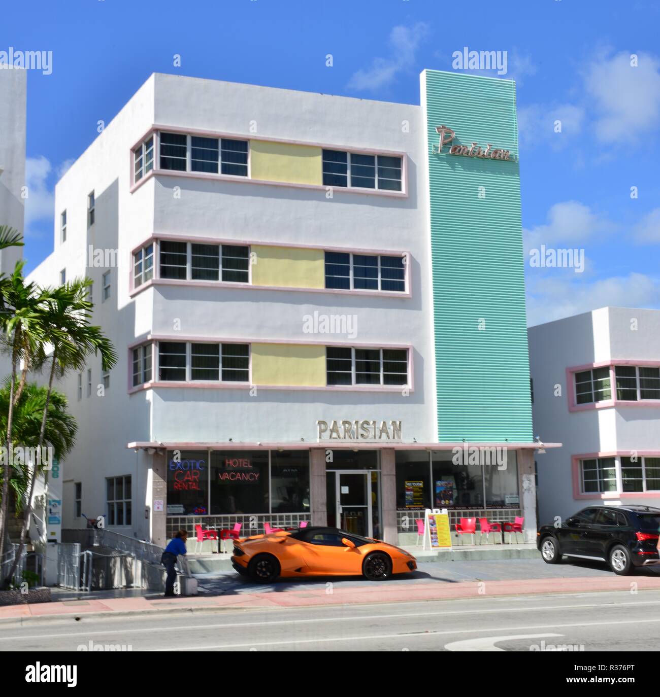 Ocean boulevard in Miami Stock Photo - Alamy