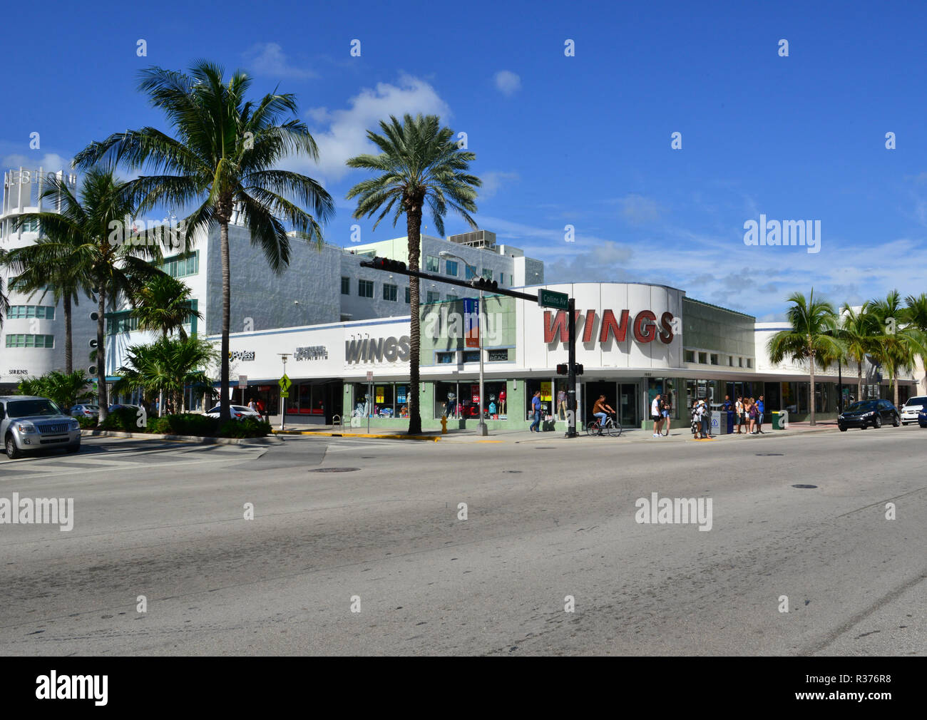Ocean boulevard in Miami Stock Photo - Alamy