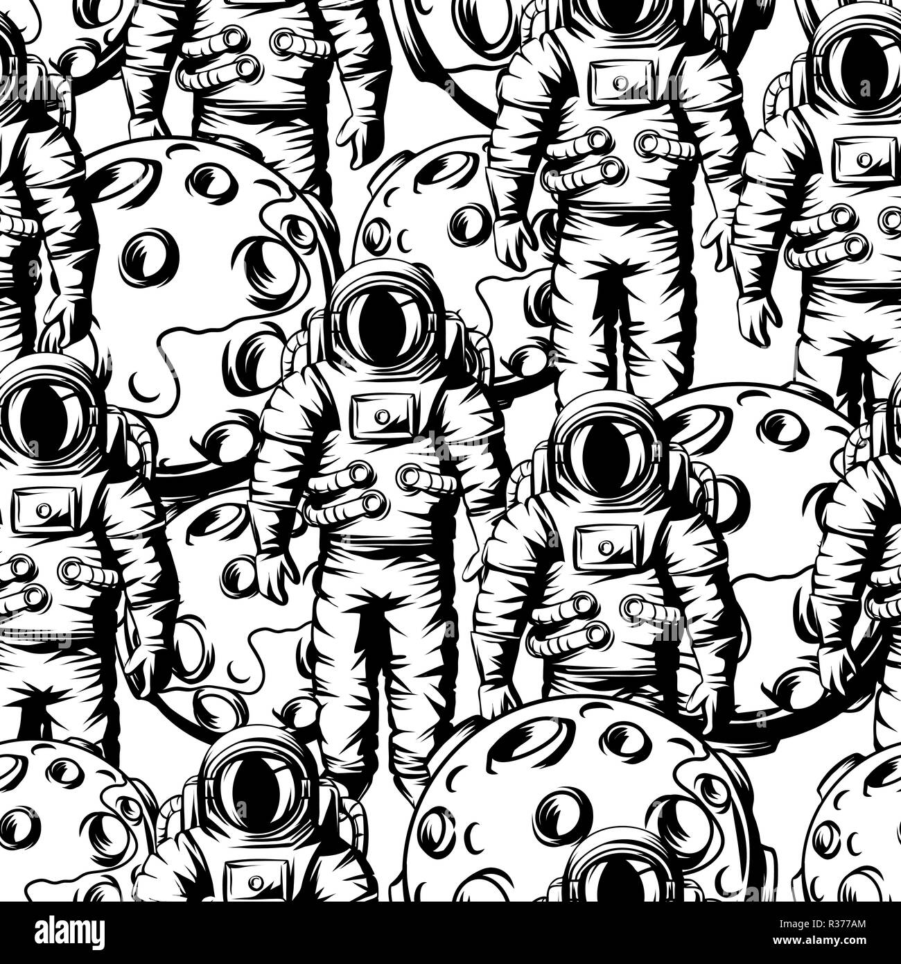 Vector moons Black and White Stock Photos & Images - Alamy