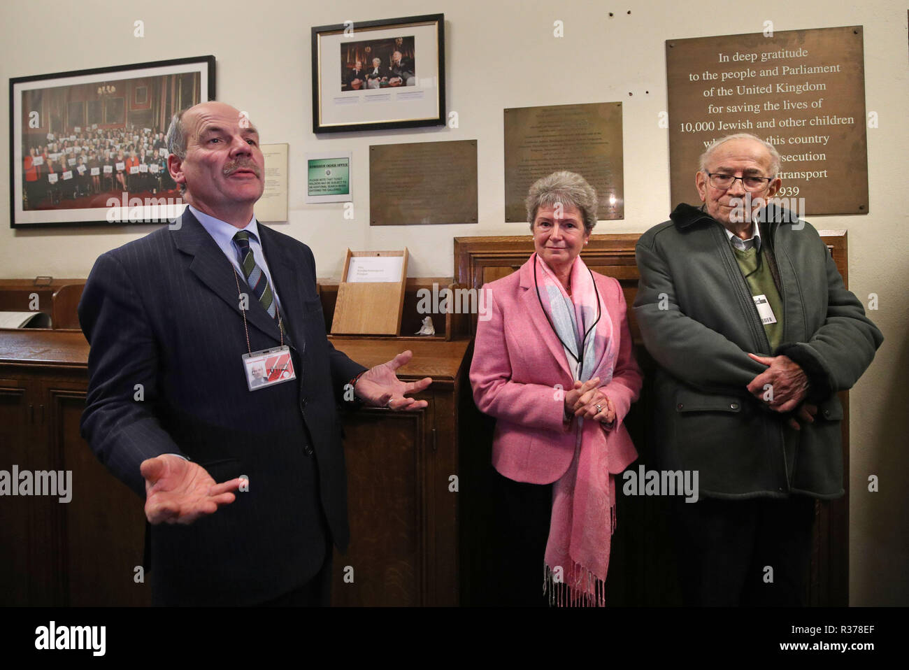 Paul Willer (right), a Jewish refugee who escaped Germany in 1939 ...