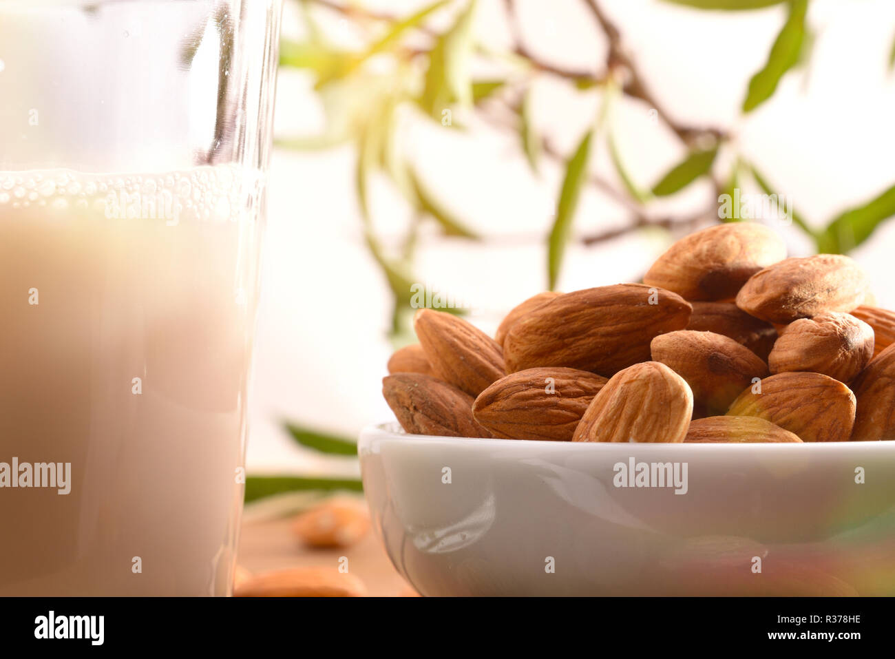 Almond drink container fruits hi-res stock photography and images - Alamy