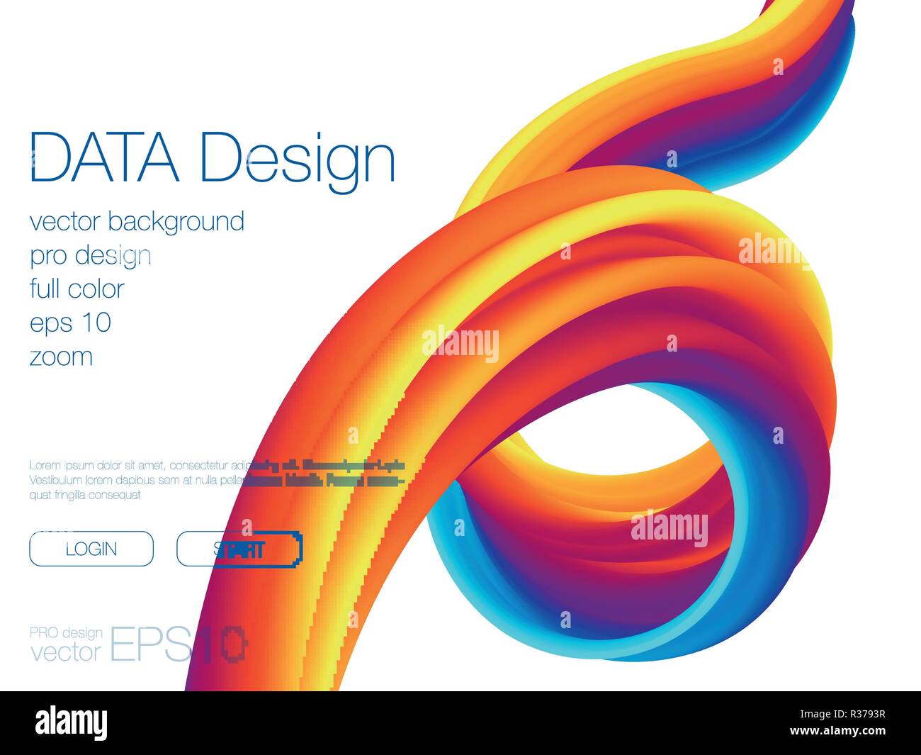 Abstract blend background. Template for web site Stock Vector Image ...