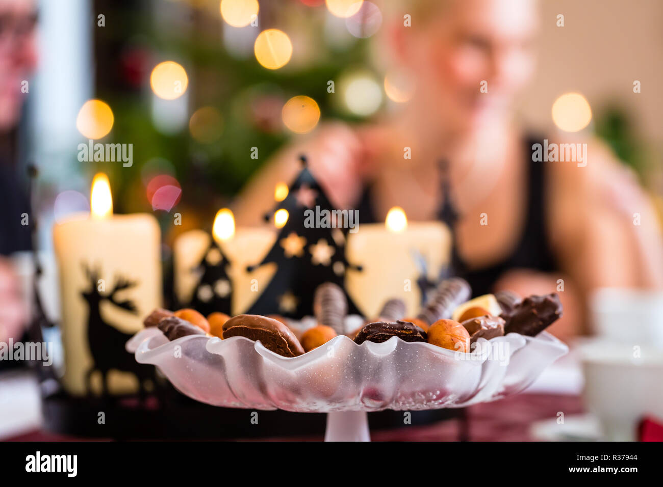 German family christmas table hi-res stock photography and images - Alamy