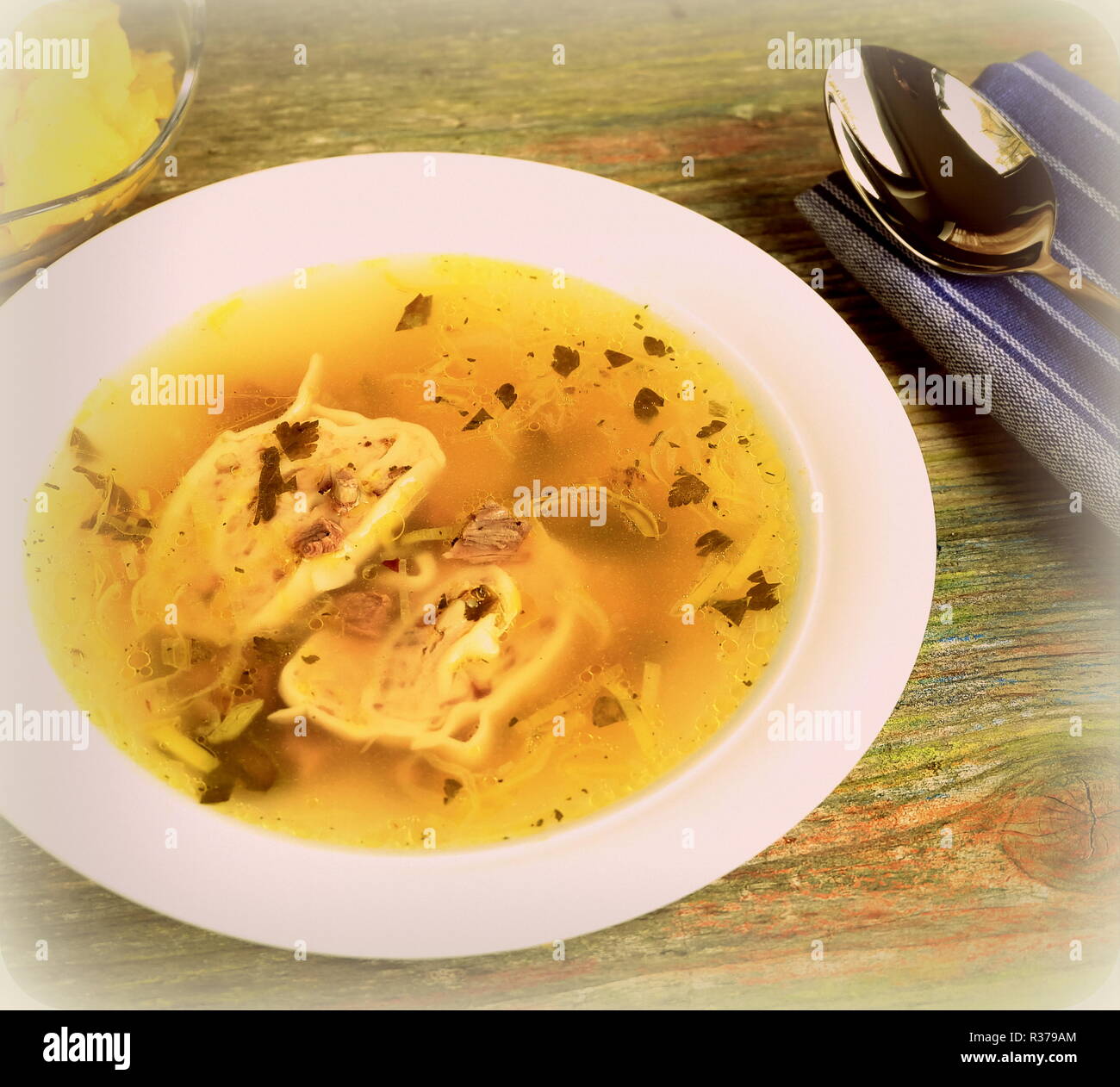 Maultaschensuppe hi-res stock photography and images - Alamy