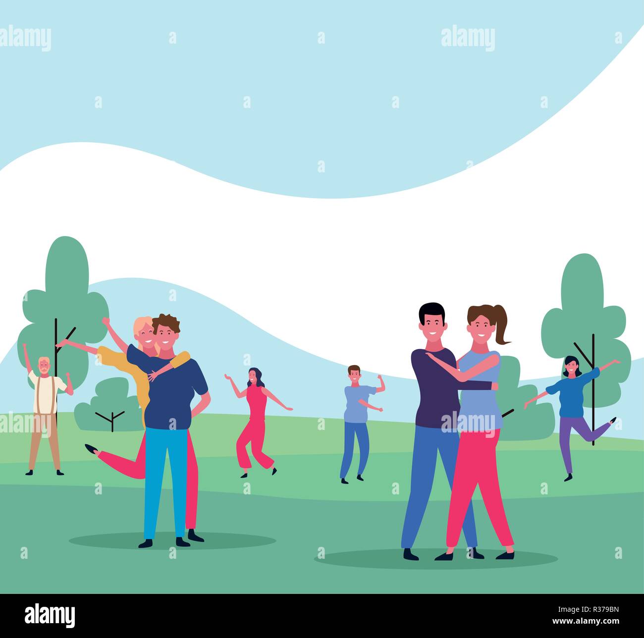 dancing people avatar Stock Vector Image & Art - Alamy