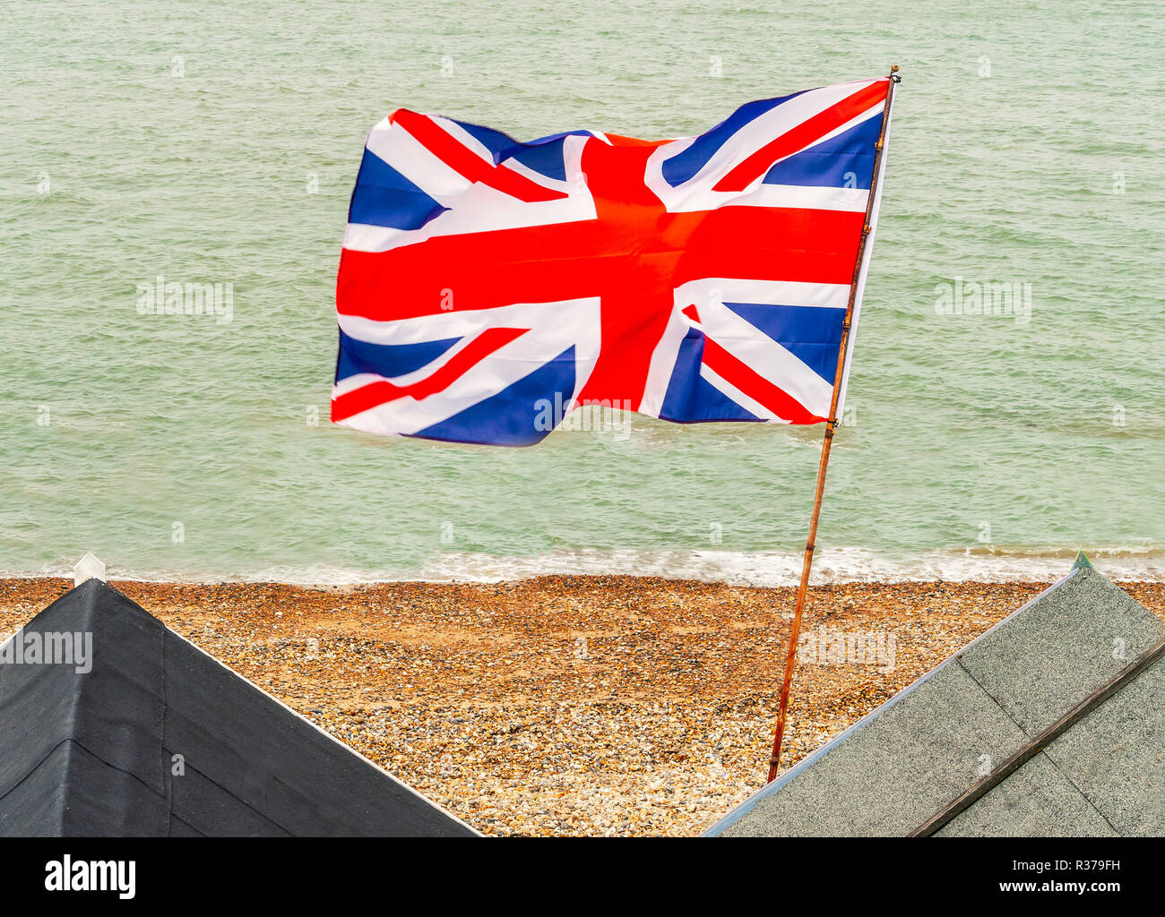 British flag pole hi-res stock photography and images - Alamy