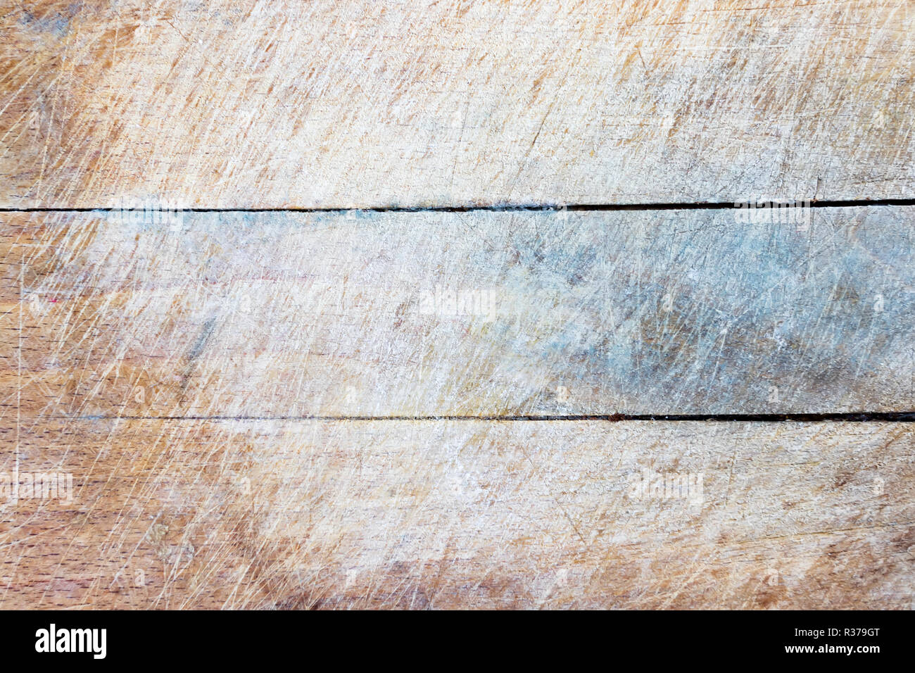 Old rugged wooden kitchen cutting board background Stock Photo - Alamy