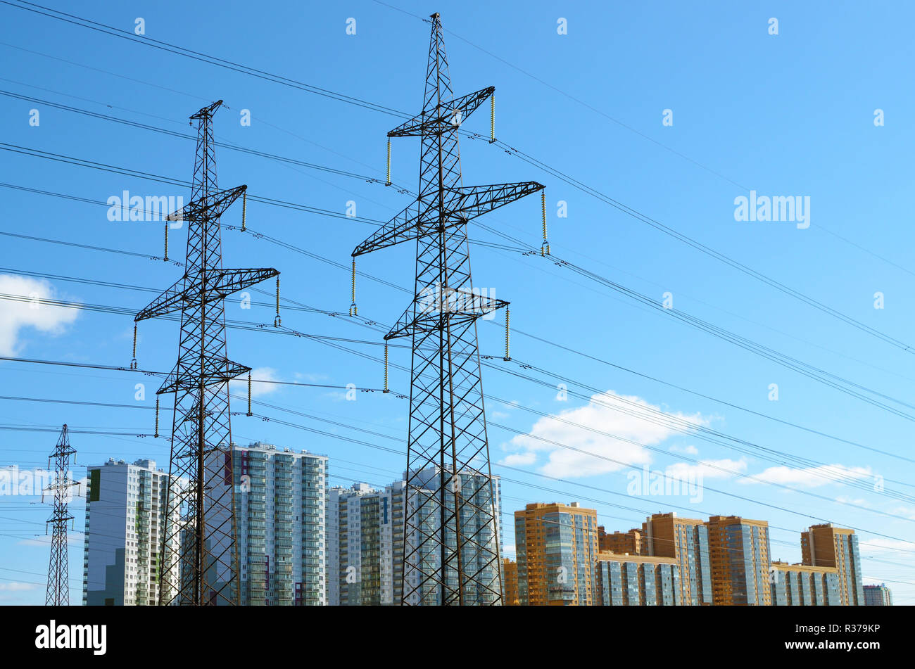 Electric current transmission line.Designed for power transmission.It ...