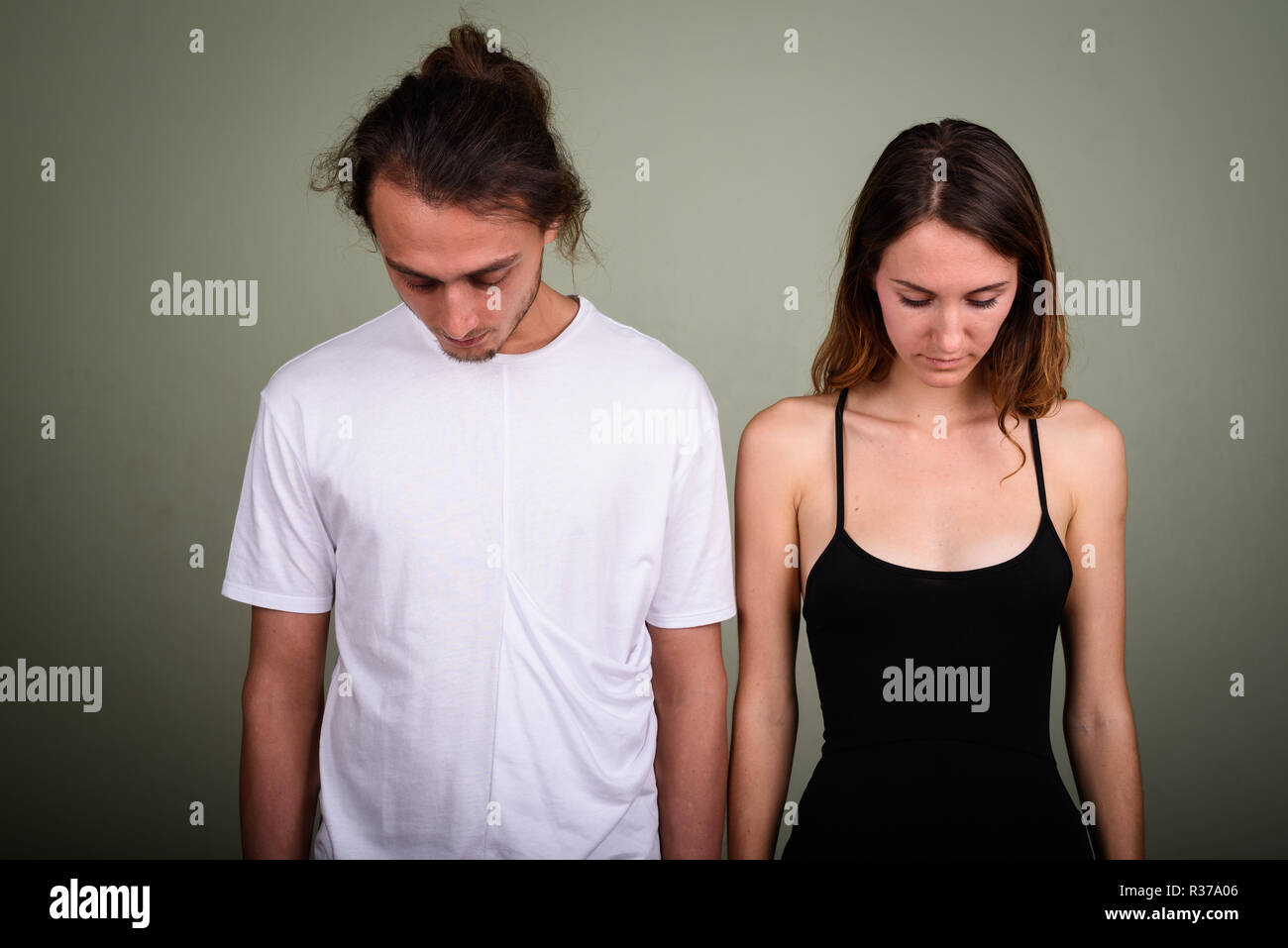 Man looking beautiful woman hi-res stock photography and images - Alamy