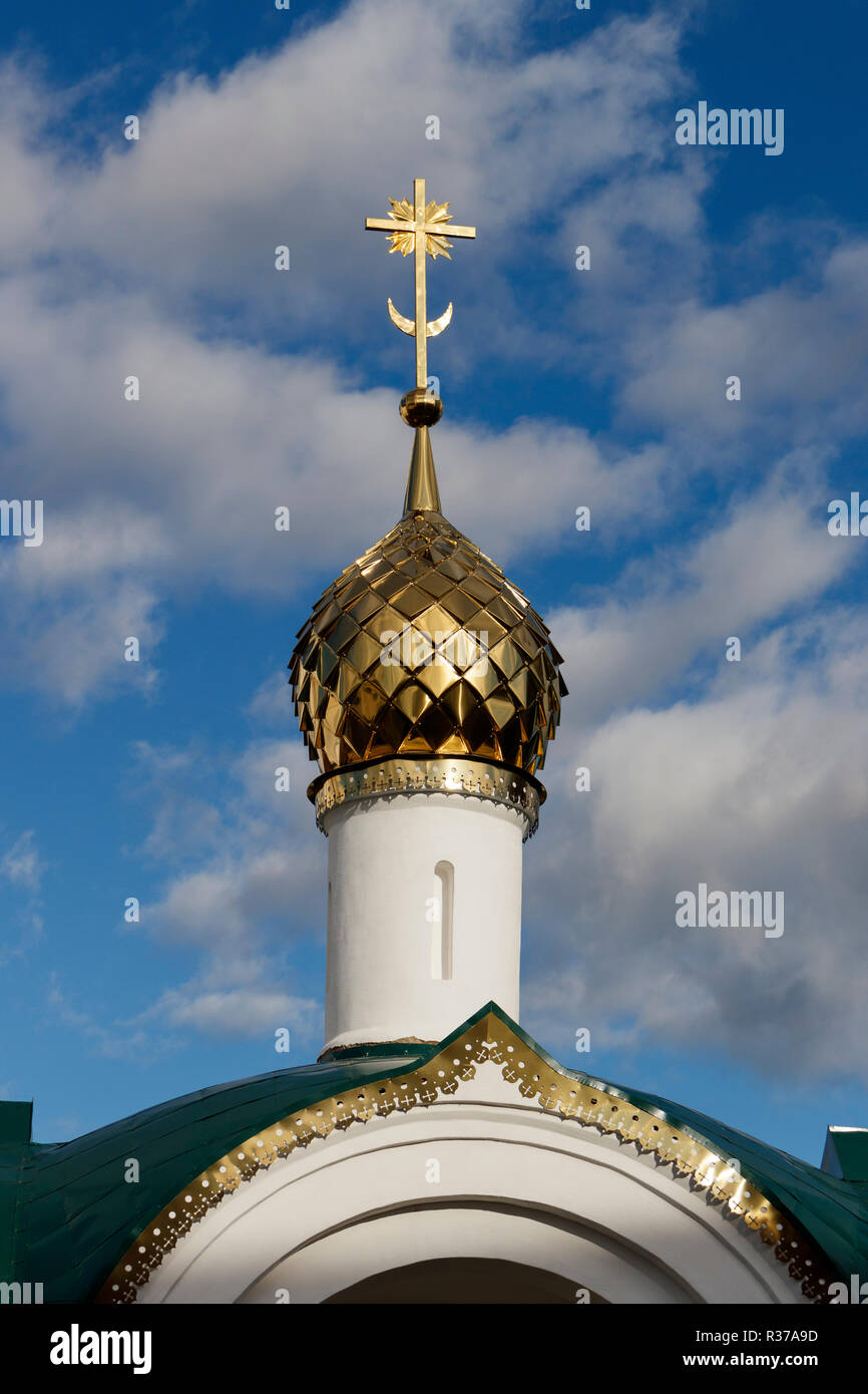 Cross with crescent dome hi-res stock photography and images - Alamy