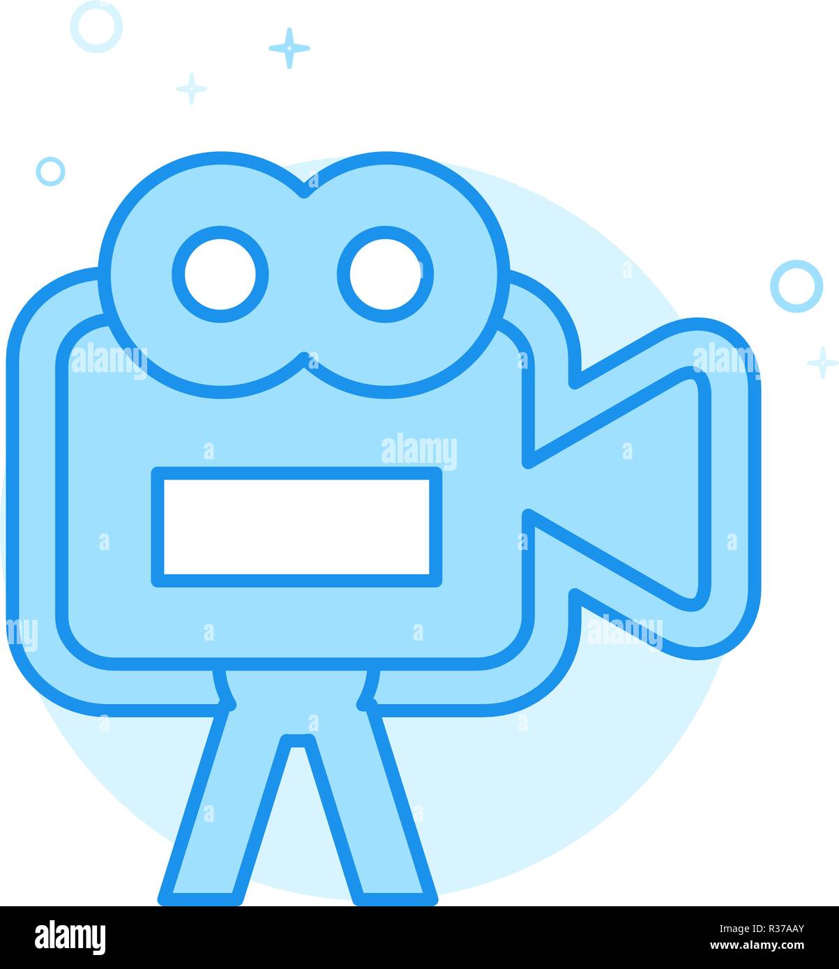 Wedding Videography Flat Vector Icon, Symbol, Pictogram, Sign. Light ...