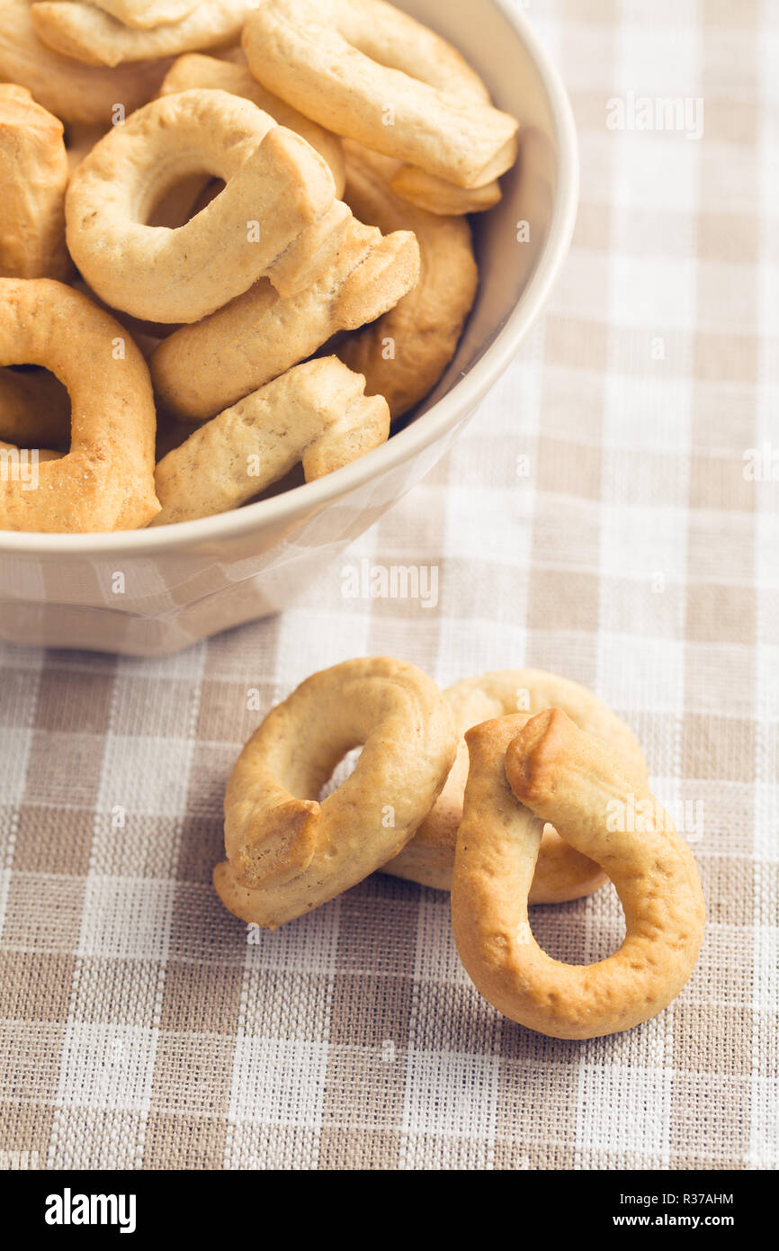 Crunchy traditional taralli snacks hi-res stock photography and images ...