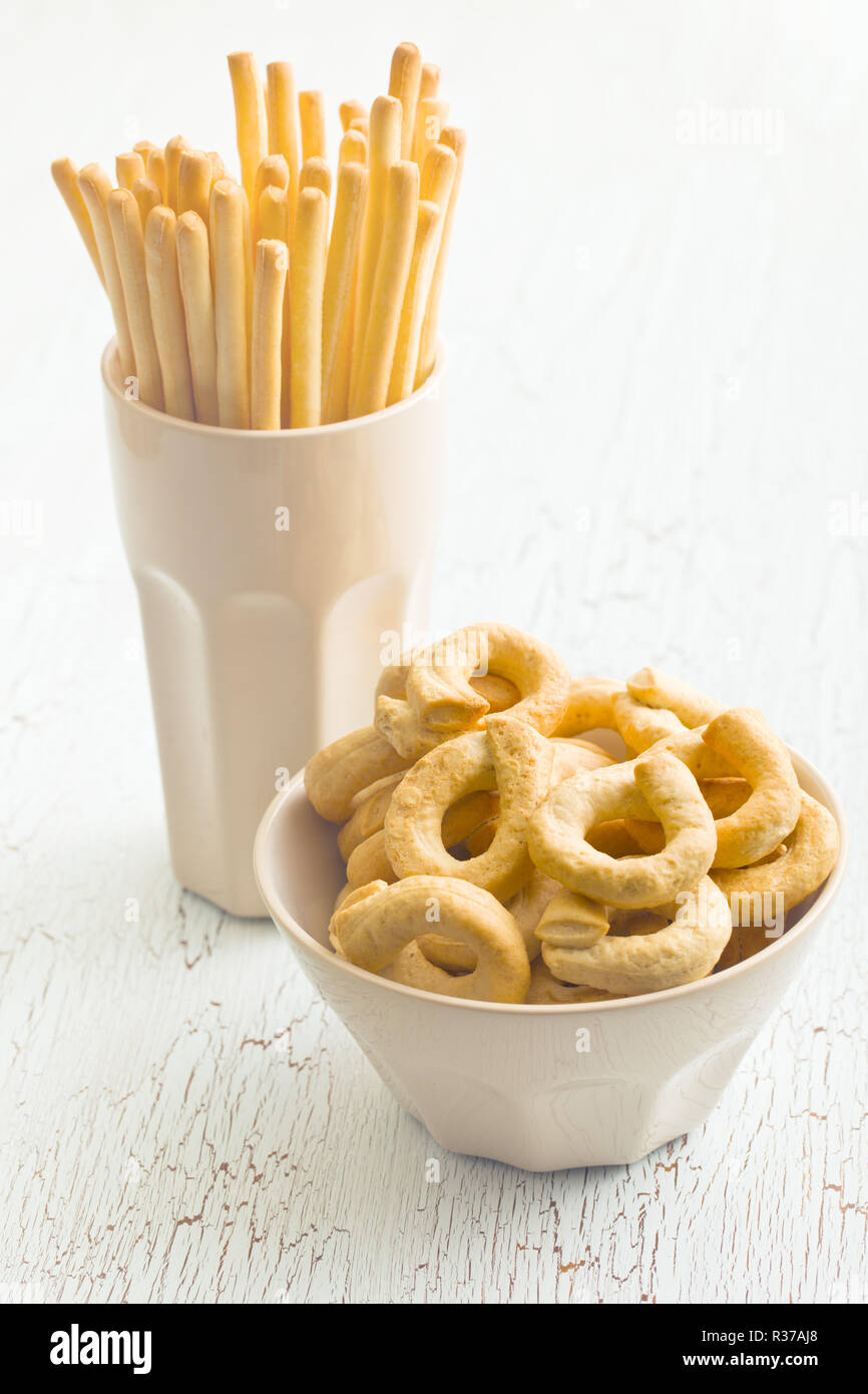 Crunchy traditional taralli snacks hi-res stock photography and images ...