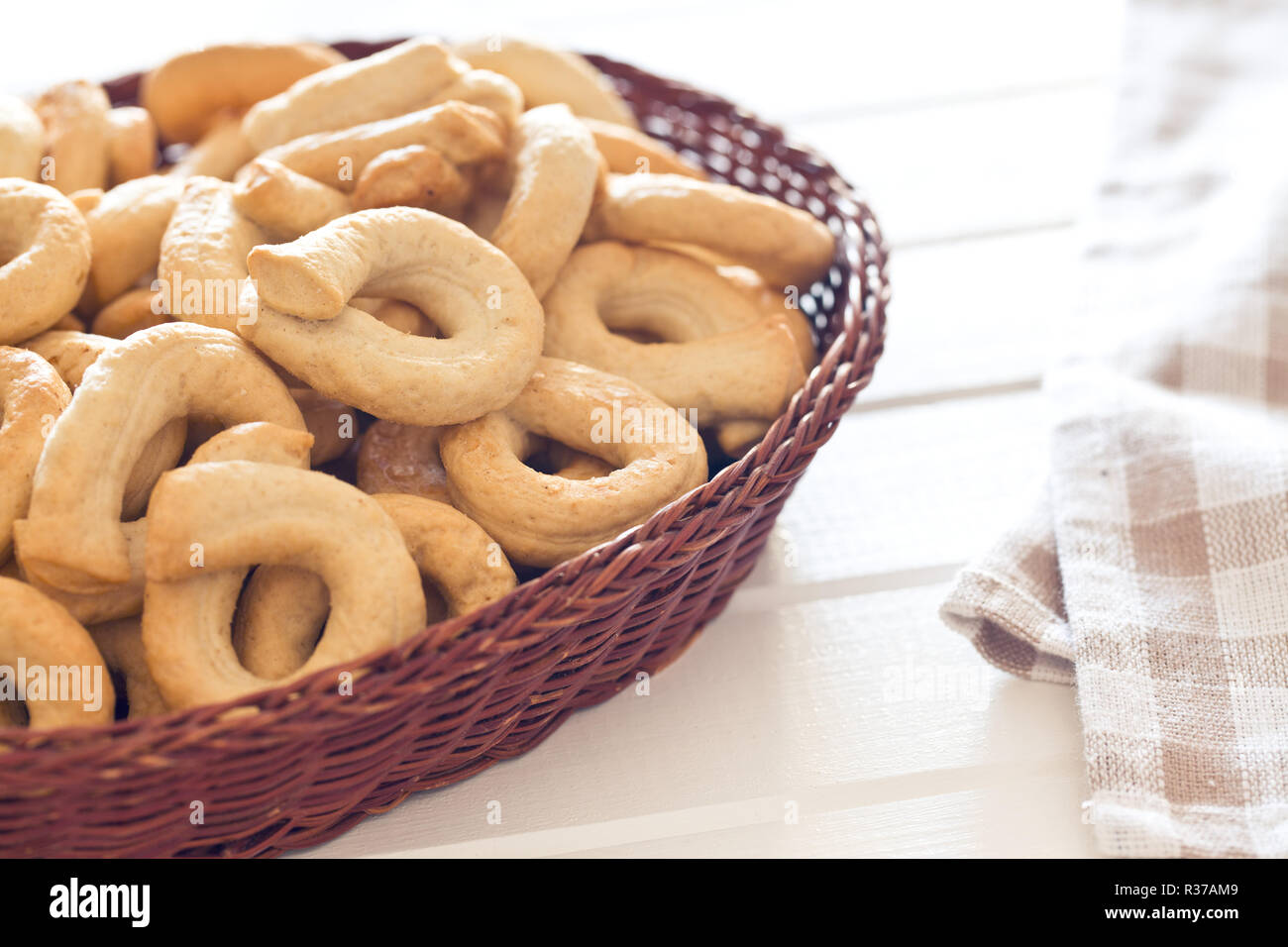 Crunchy traditional taralli snacks hi-res stock photography and images ...