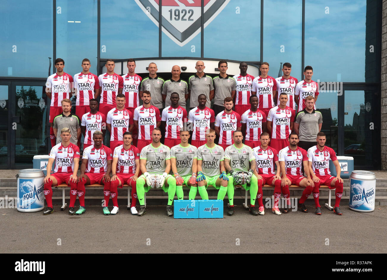 MOUSCRON, BELGIUM - JULY 13 : 2018 - 2019 season photo shoot of Royal ...