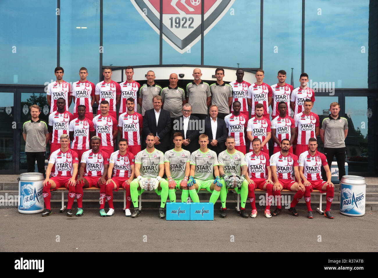 MOUSCRON, BELGIUM - JULY 13 : 2018 - 2019 season photo shoot of Royal ...