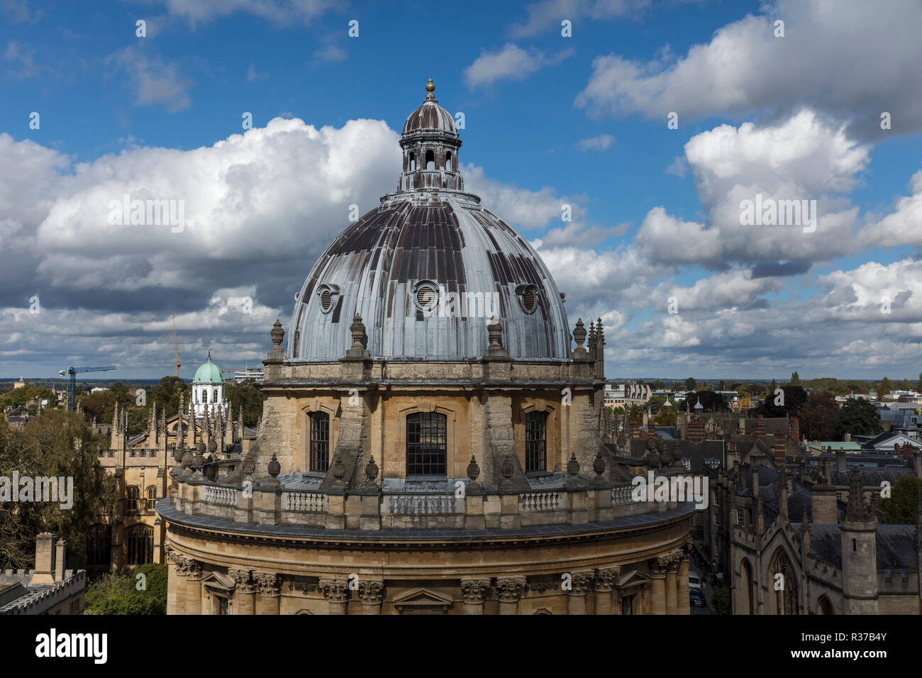 Roof of Radcliffe Camera in Oxford Stock Photo - Alamy