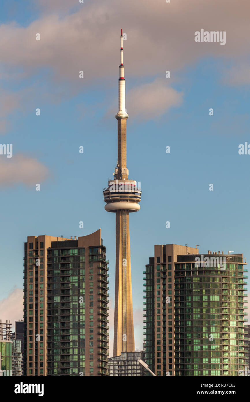 Toronto, CANADA - November 20, 2018: Landscape view of the city of ...