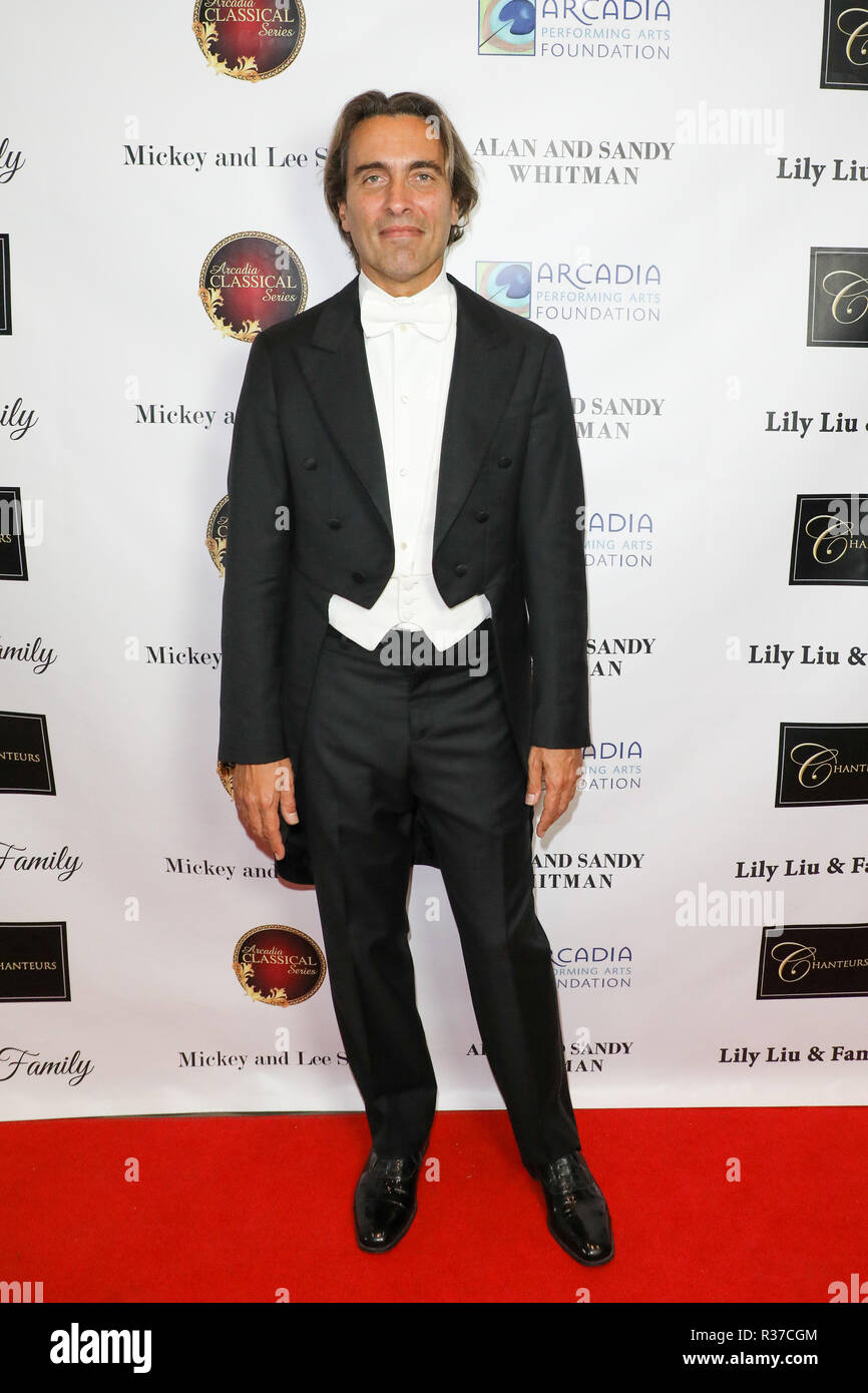 Maestro Carlo Ponti and the Los Angeles Virtuosi Orchestra perform at the Arcadia Performing ...