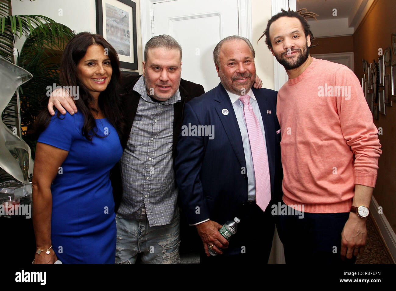 NEW YORK, NY - MARCH 09: Margo Urban, Noel Ashman, Bo Dietl and Savion ...