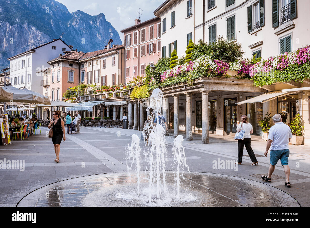 Piazza XX Settembre - XX september square in the centre of the town ...