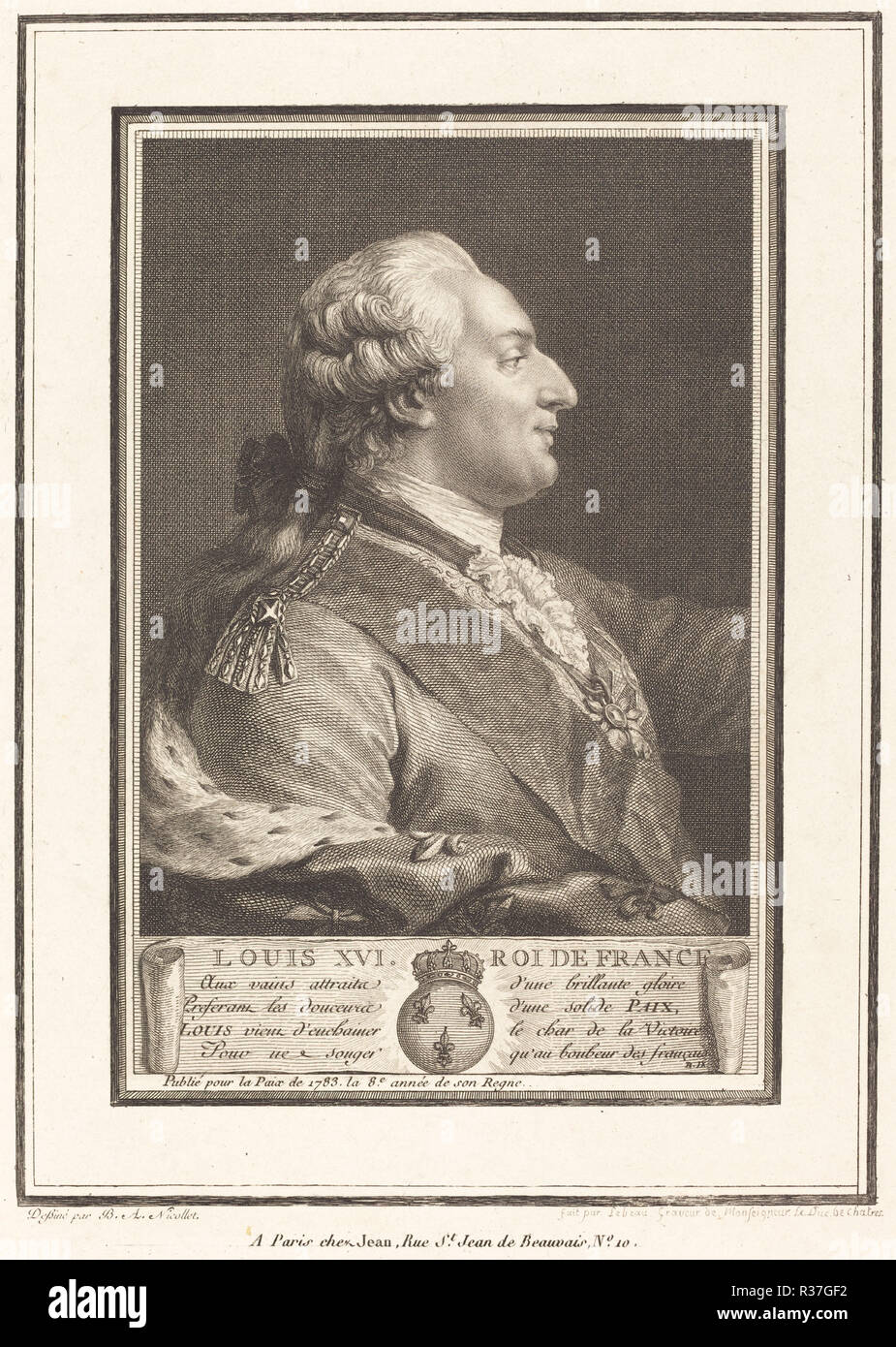 Pierre adrien le beau after benedict alphonse nicolet hi-res stock photography and images - Alamy