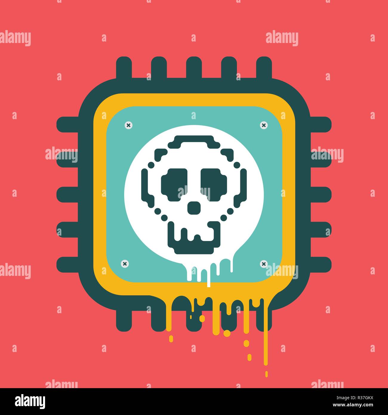 Tech meltdown Stock Vector Images - Alamy