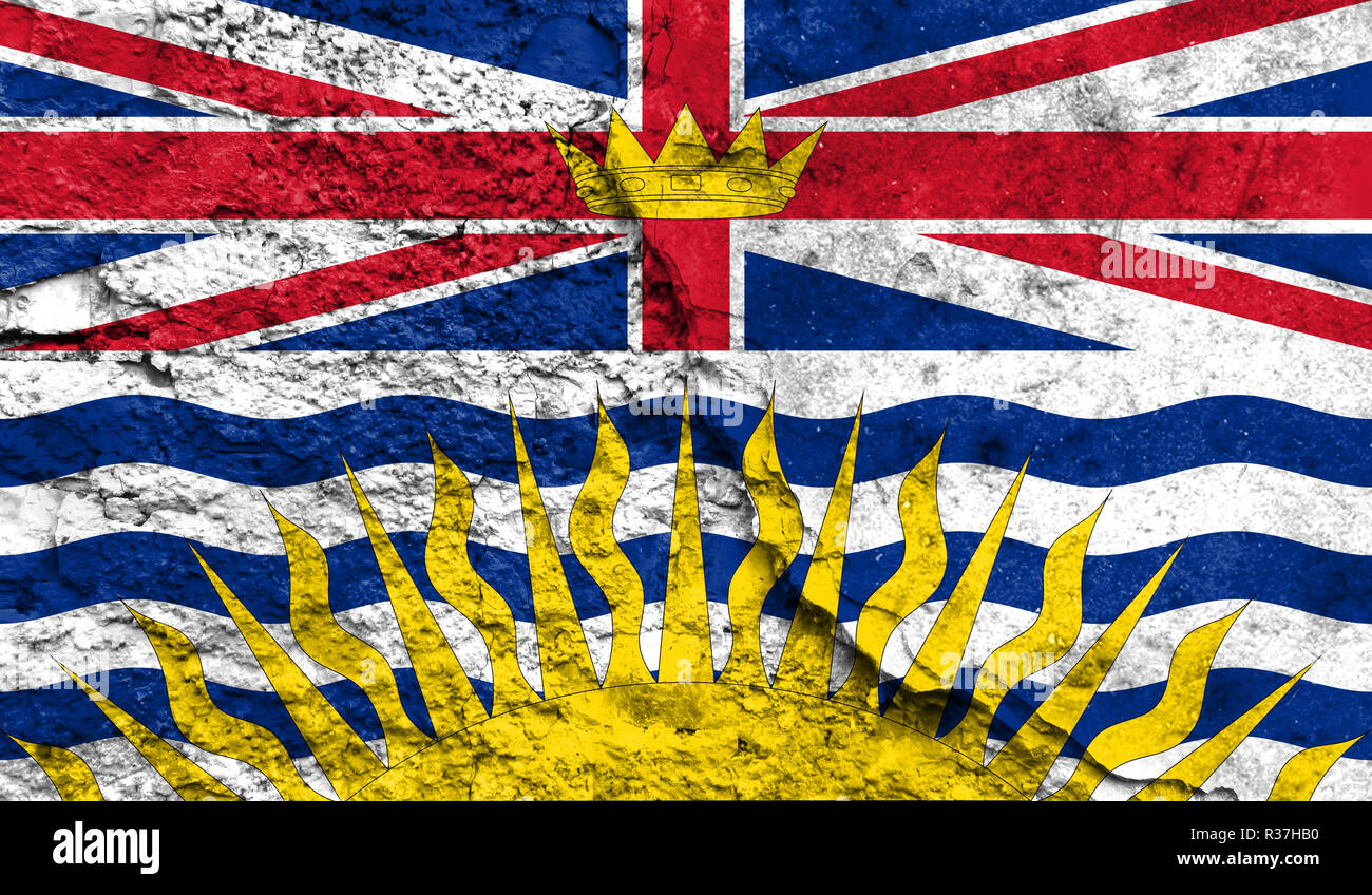 Flag Of British Columbia High Resolution Stock Photography and Images ...