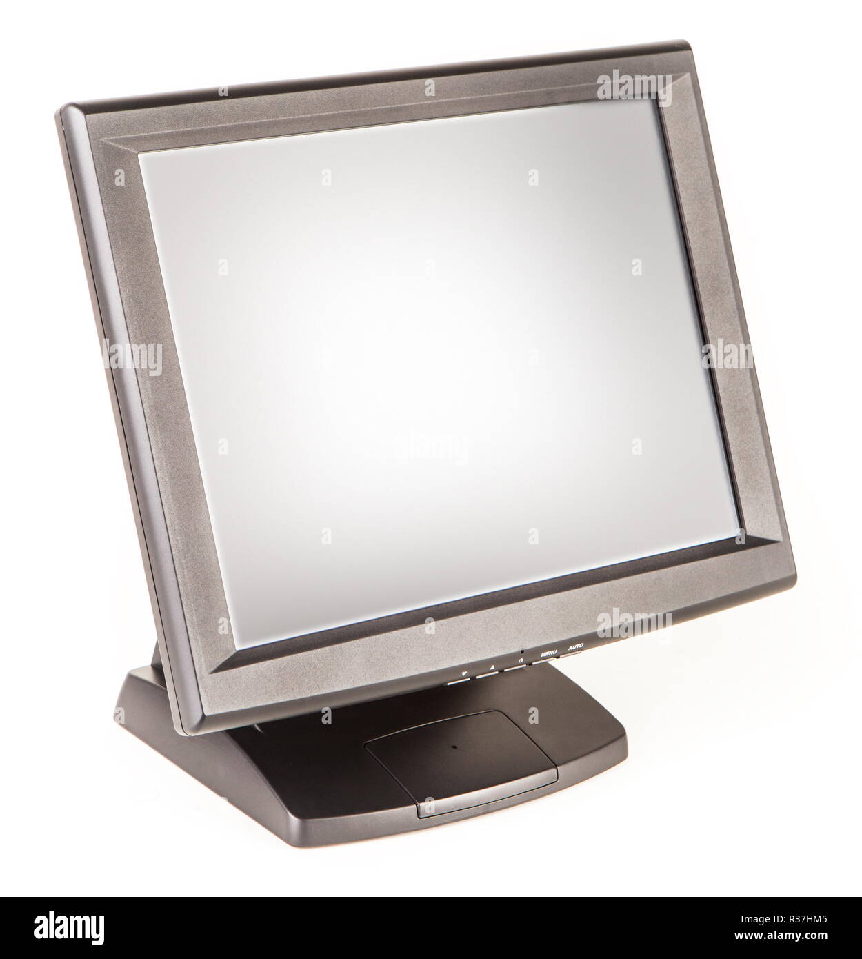 Digital touchscreen terminal, atm machine isolated on white Stock Photo ...