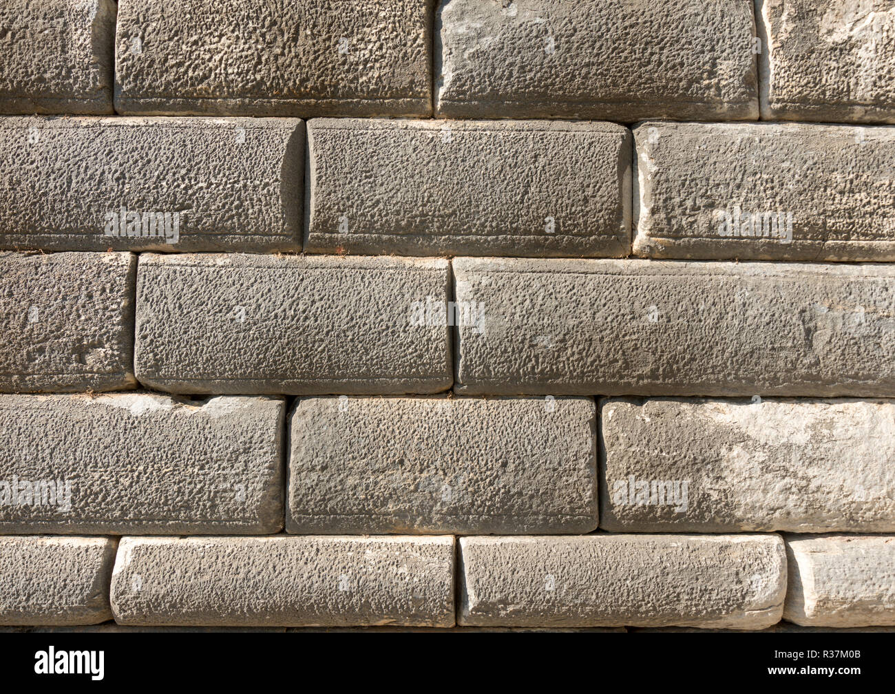 Sone made wall for background Stock Photo - Alamy