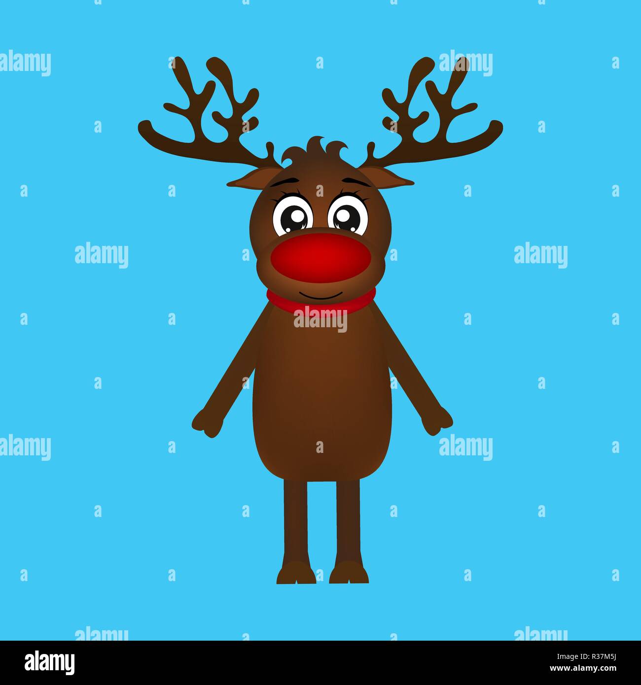Cartoon reindeer hi-res stock photography and images - Alamy