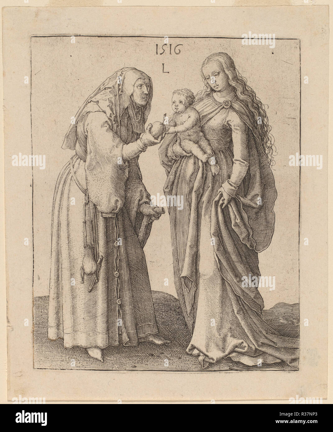 The Virgin and Saint Anna. Dated: 1516. Medium: engraving. Museum ...