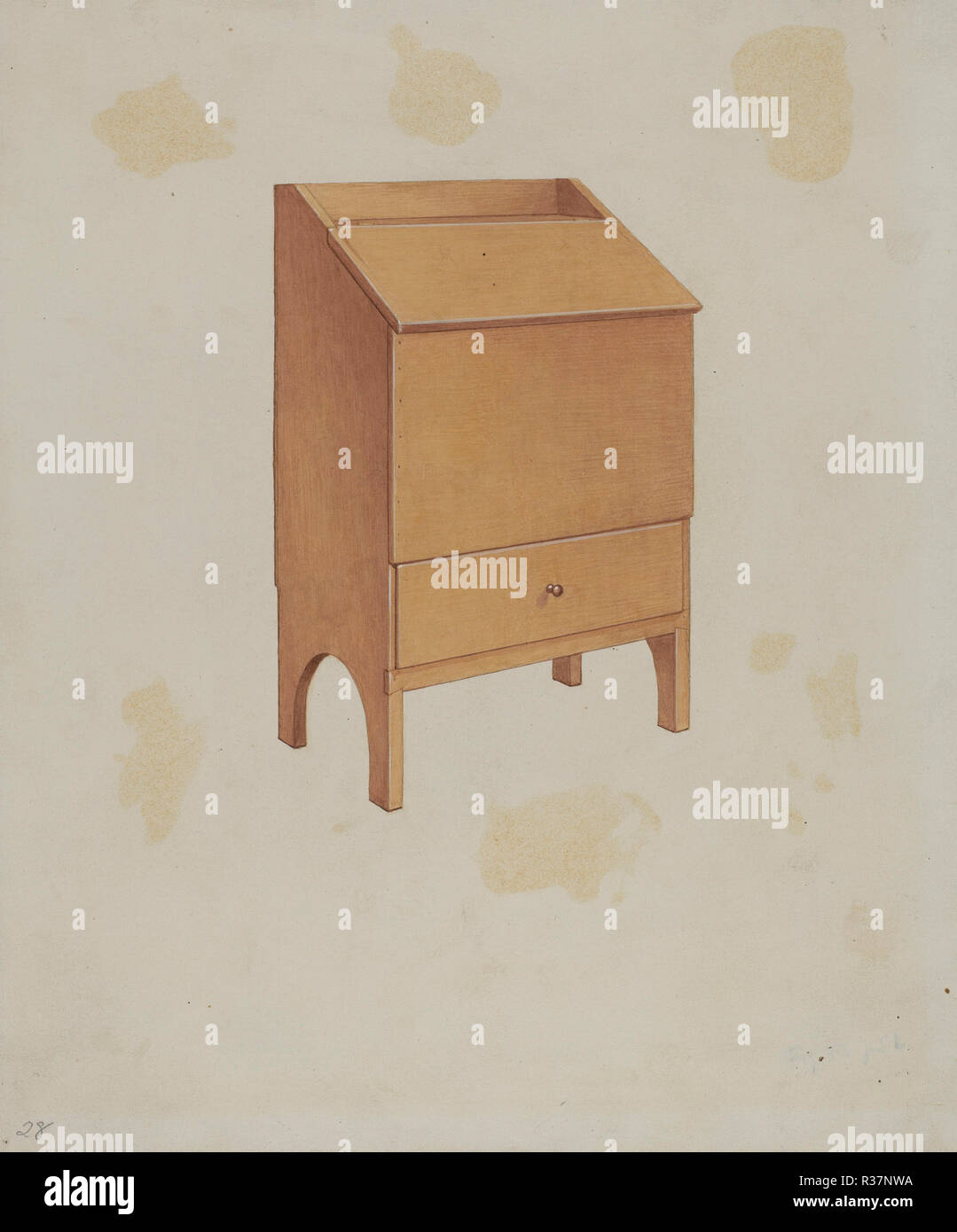 Shaker Wood Box. Dated: c. 1936. Dimensions: overall: 27.9 x 22.7 cm ...