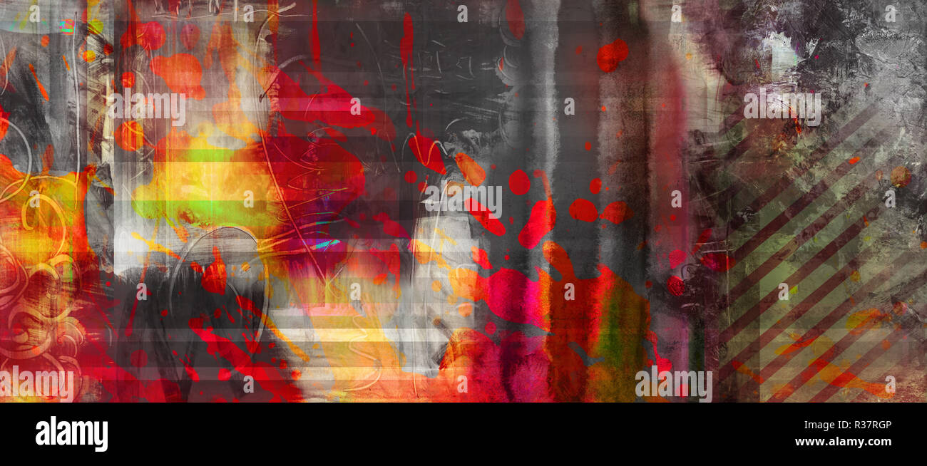 painting,graphic textures decorative Stock Photo - Alamy