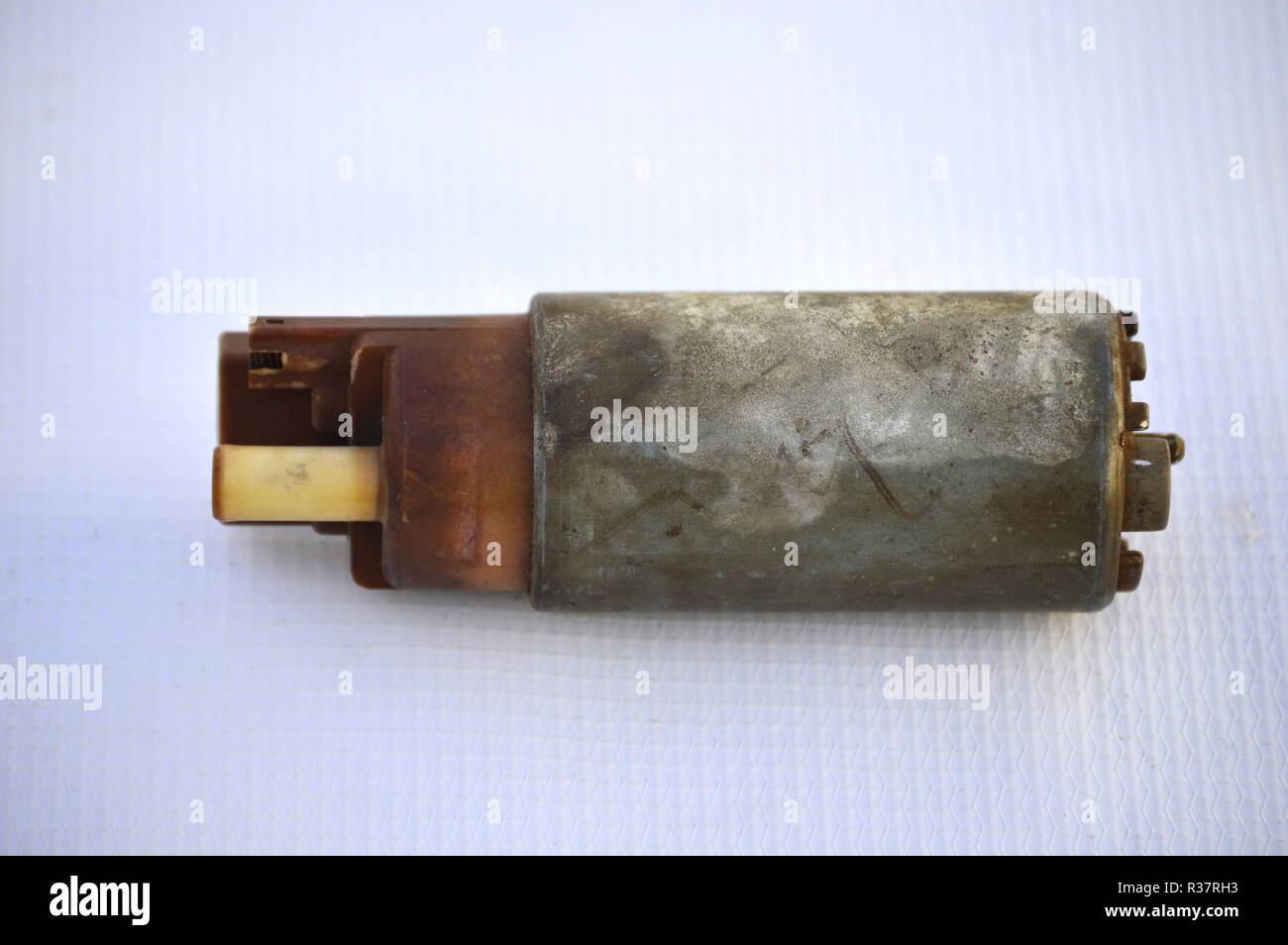 Car Parts: Internal Fuel pump on white background Stock Photo - Alamy