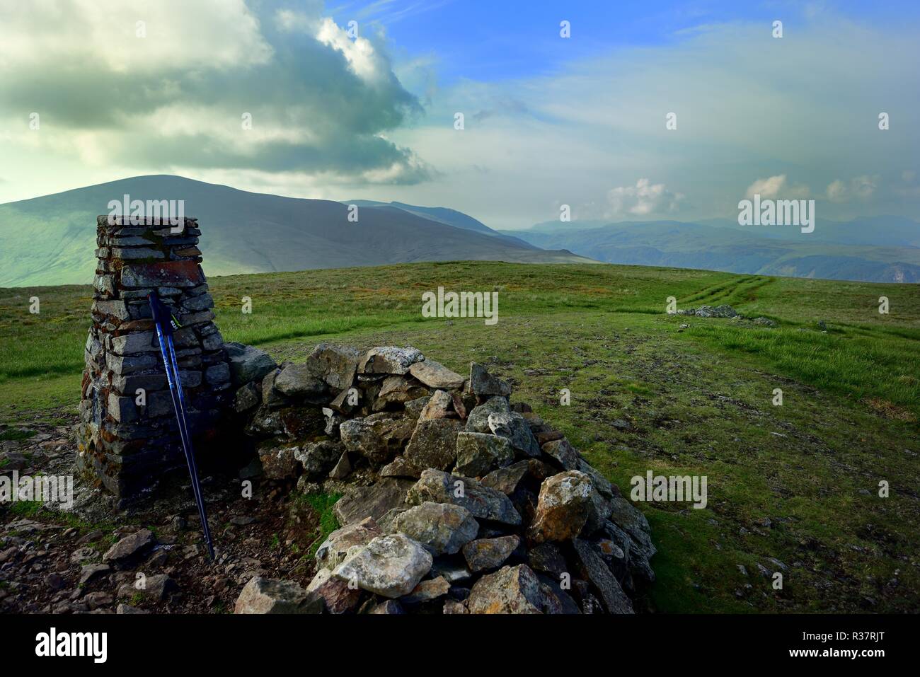 Clough head summit cairn hi-res stock photography and images - Alamy