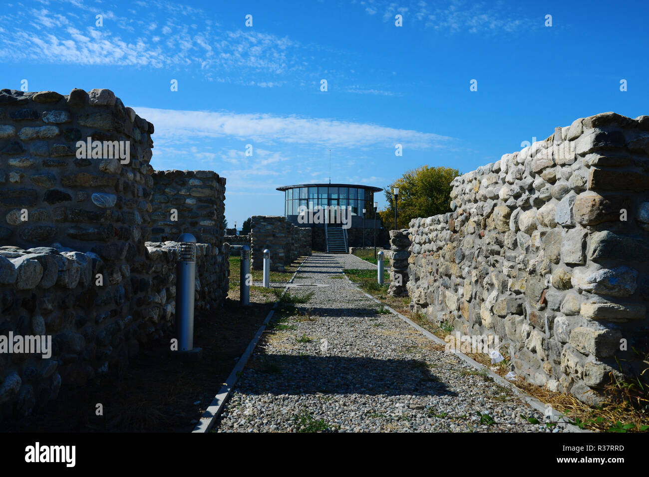 Drobeta Turnu Severin city Roman fort observatory landmark architecture ...