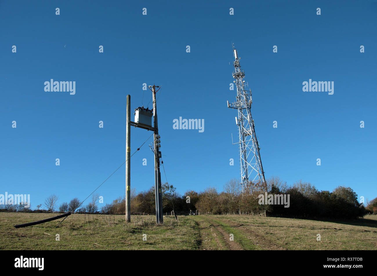 Digital broadcast tower uk hi-res stock photography and images - Alamy