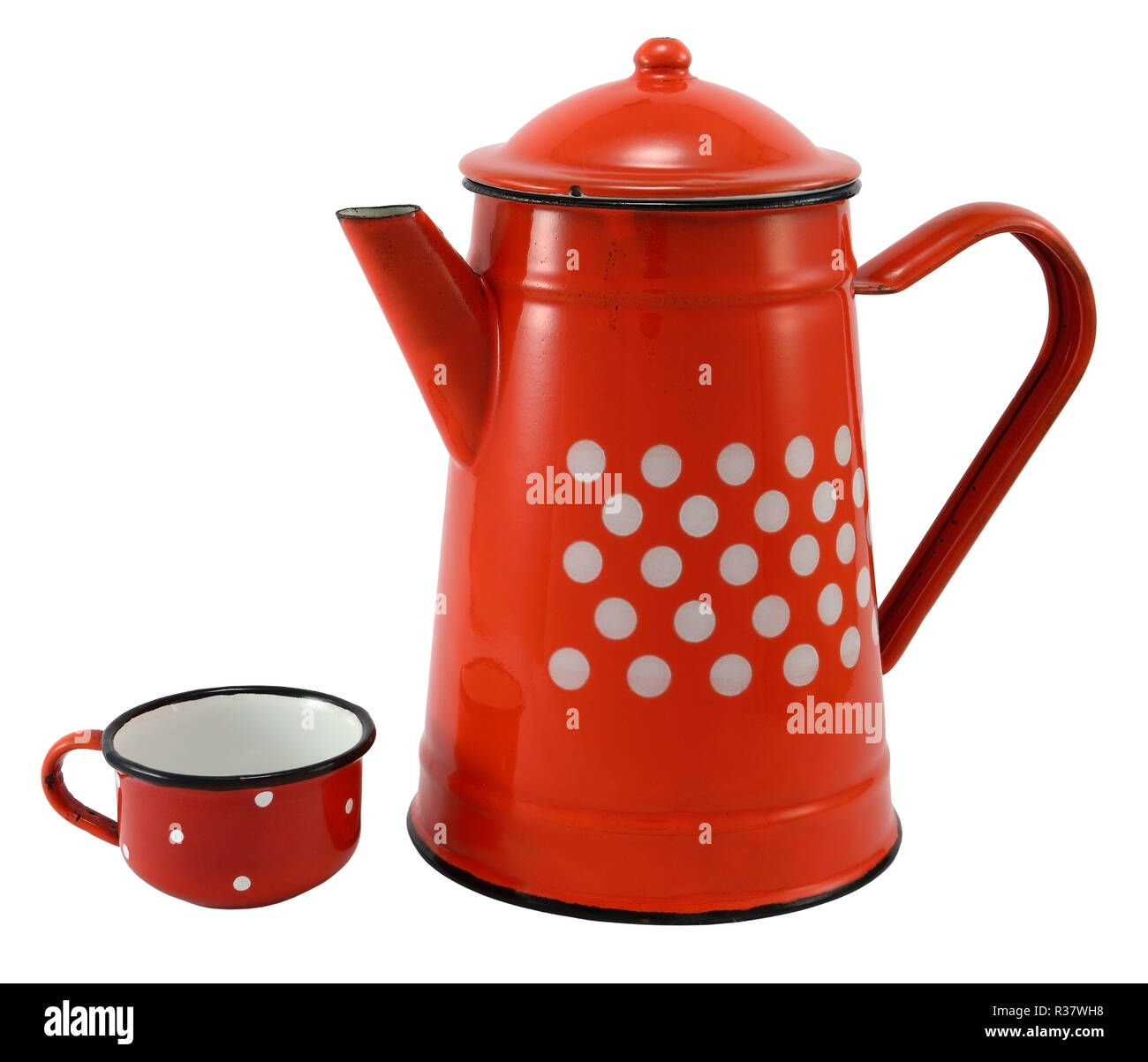 Dotted pot Cut Out Stock Images & Pictures - Alamy