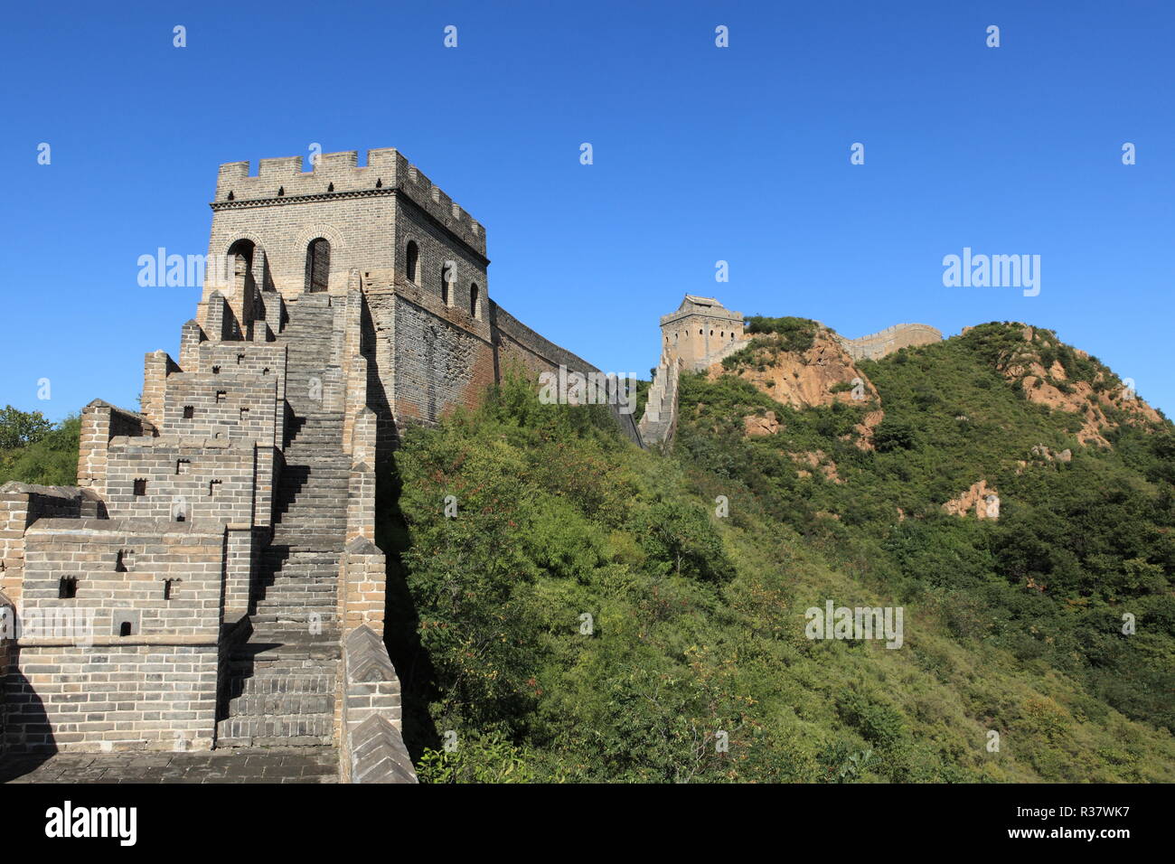 the great wall of china at jinshanling Stock Photo - Alamy