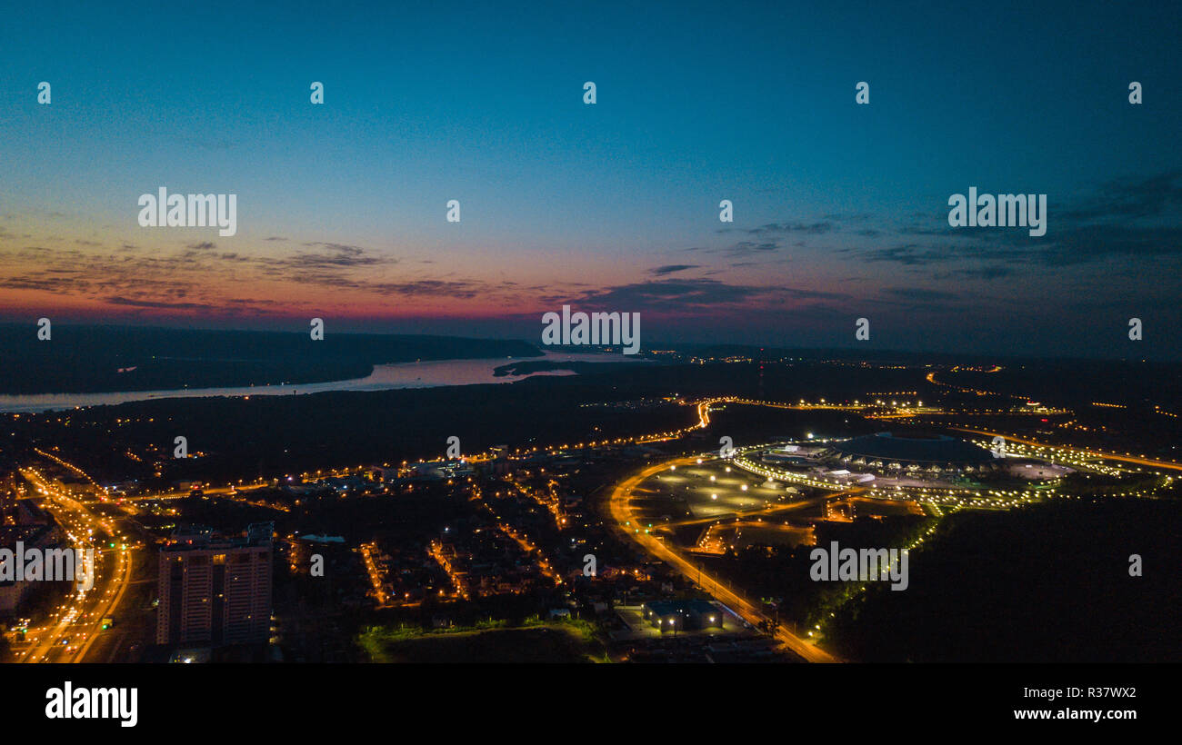 Stadium Aerial View Stock Photo - Alamy
