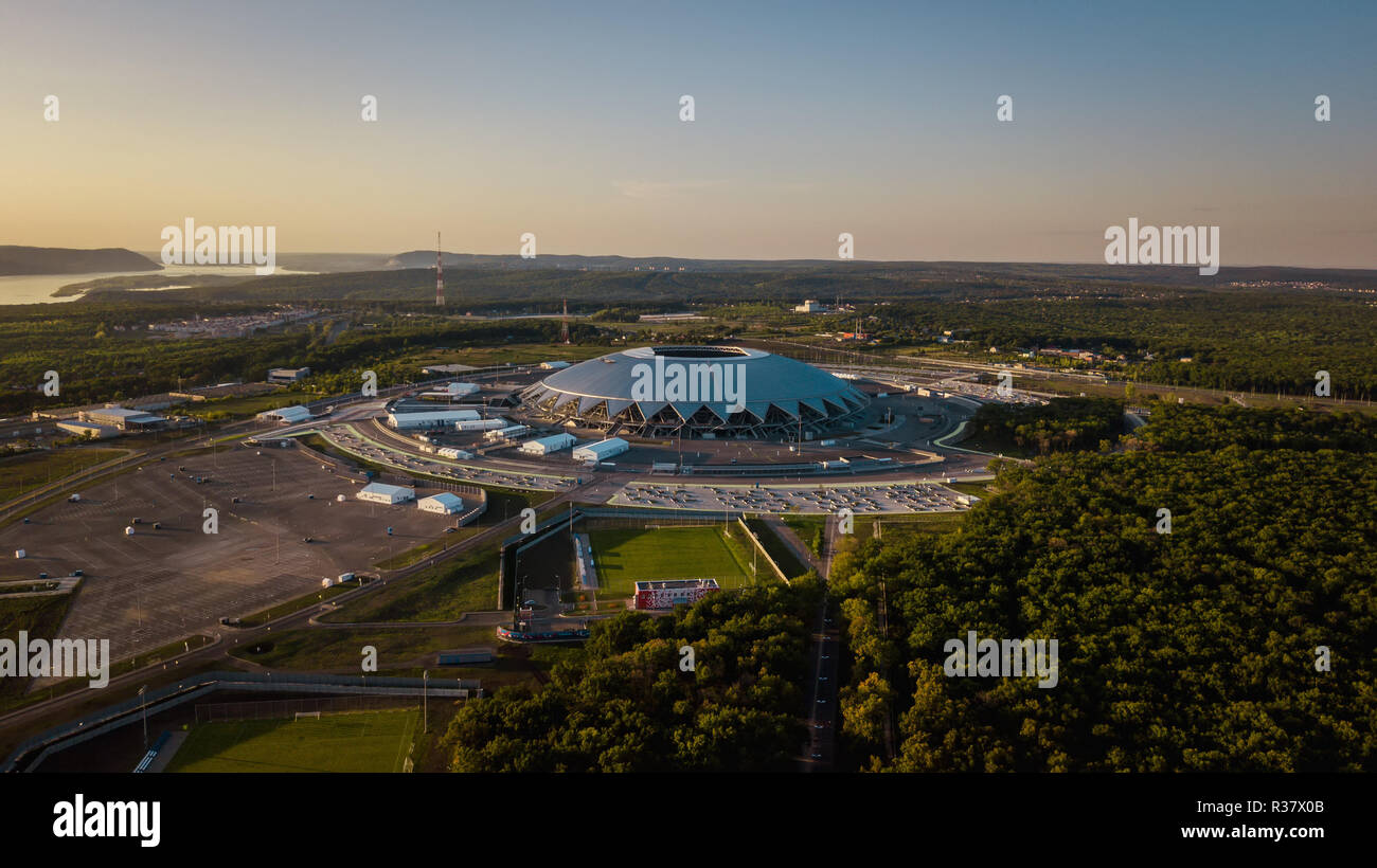 Stadium Aerial View Stock Photo - Alamy