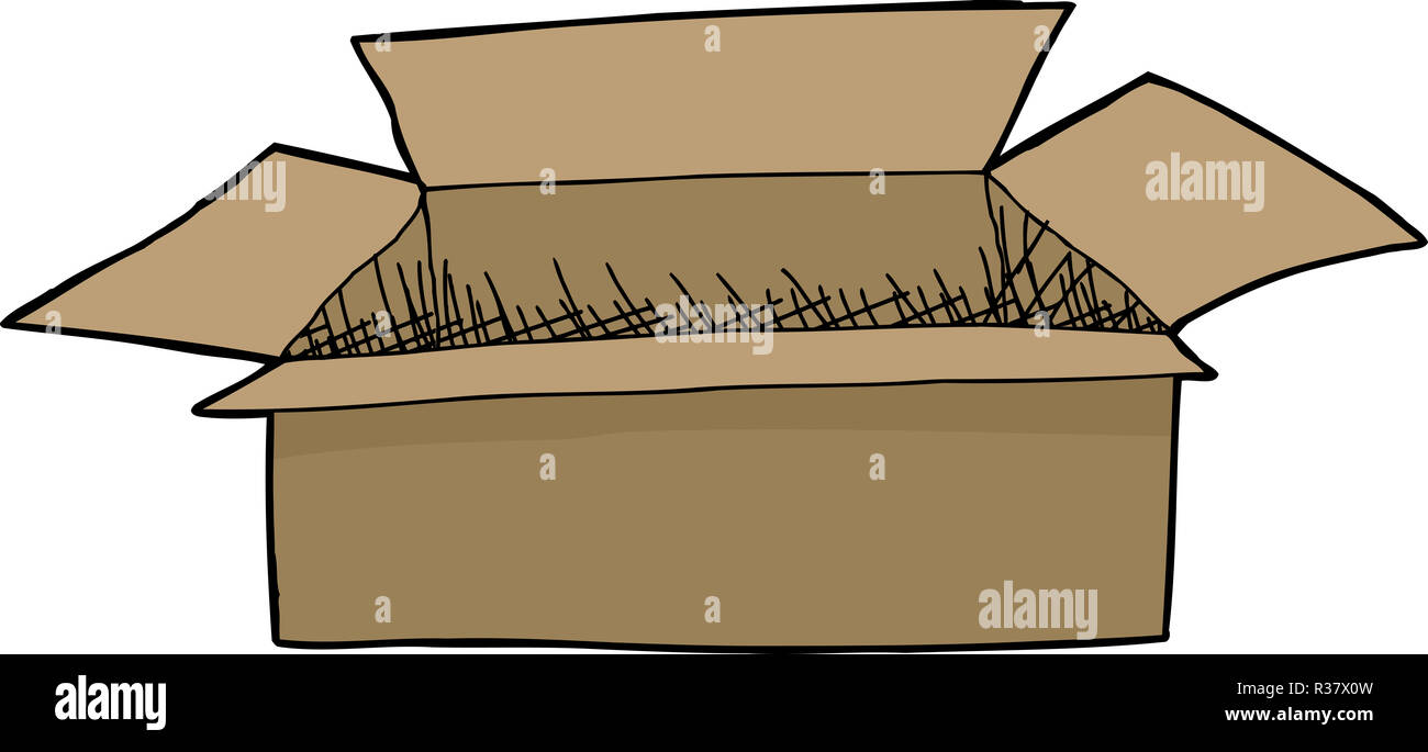 Single hand drawn cartoon open hi-res stock photography and images - Alamy