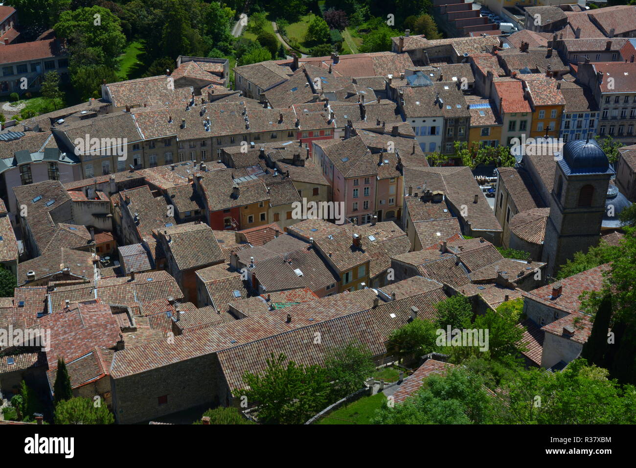 over the roofs of crest Stock Photo - Alamy