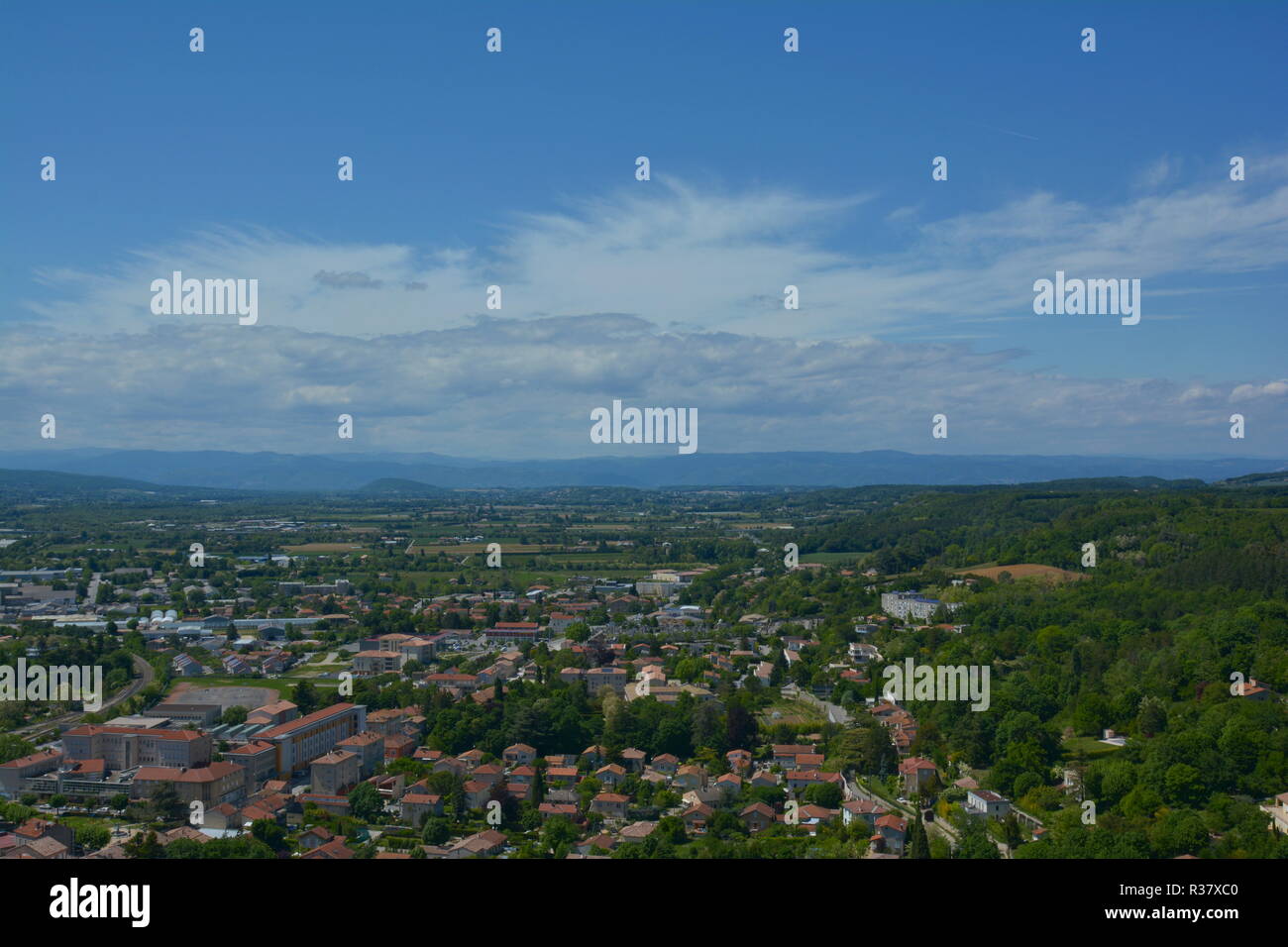 over the roofs of crest Stock Photo - Alamy